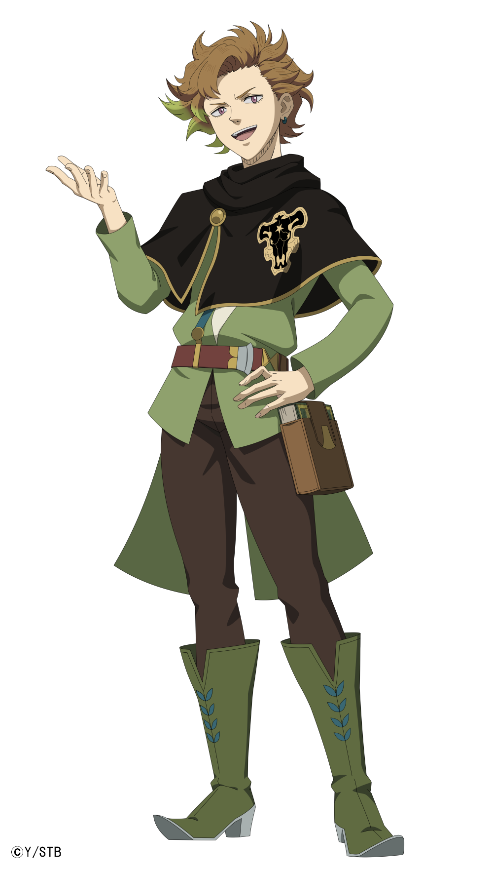 The Big ImageBoard (TBIB) - 1boy belt black bulls (emblem) black capelet black clover black ...