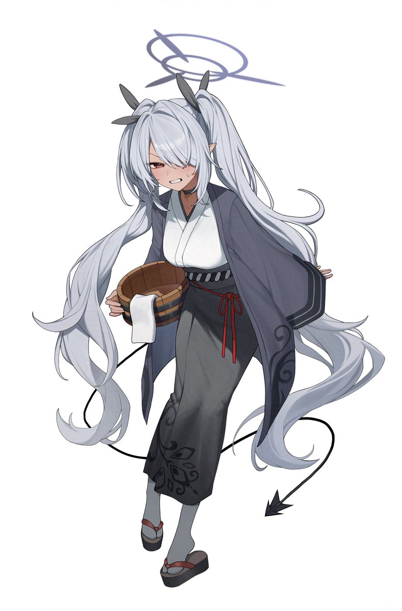 The Big ImageBoard (TBIB) - 1girl alternate costume black tail blue ...