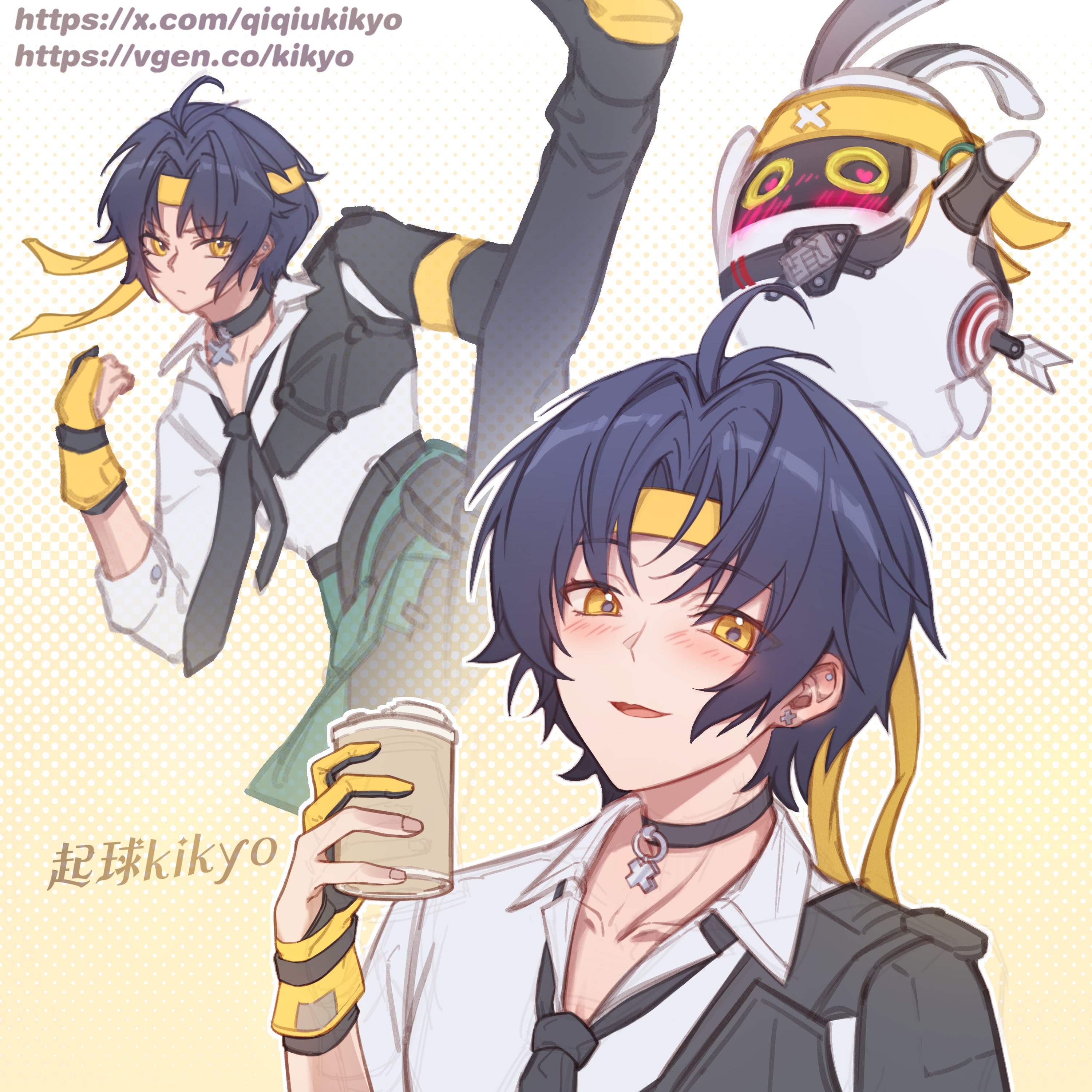 The Big ImageBoard (TBIB) - 1boy 1other absurdres artist name asaba harumasa asaba harumasa ...