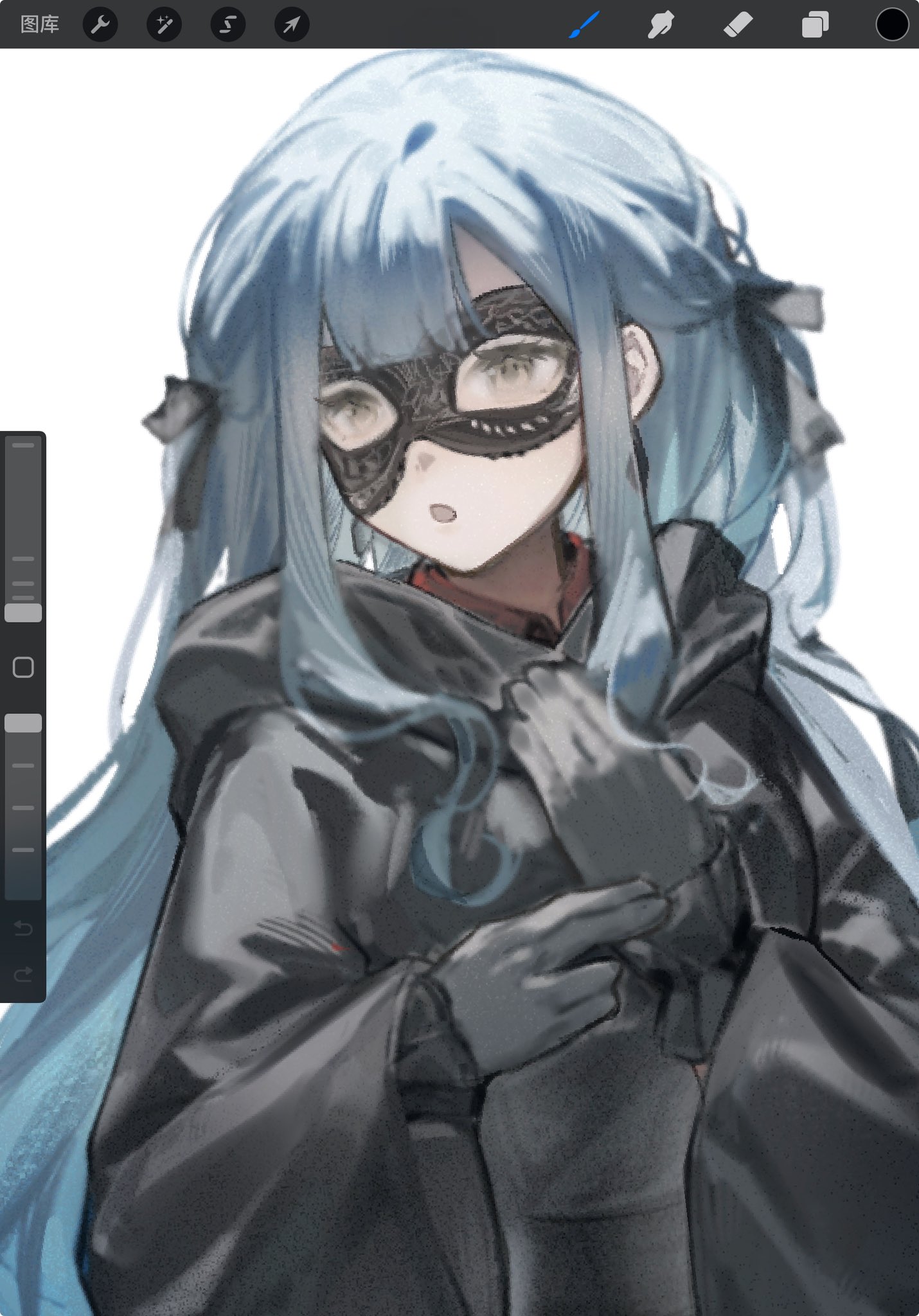 The Big ImageBoard (TBIB) - 1girl art program in frame bang dream! bang dream! it's mygo ...