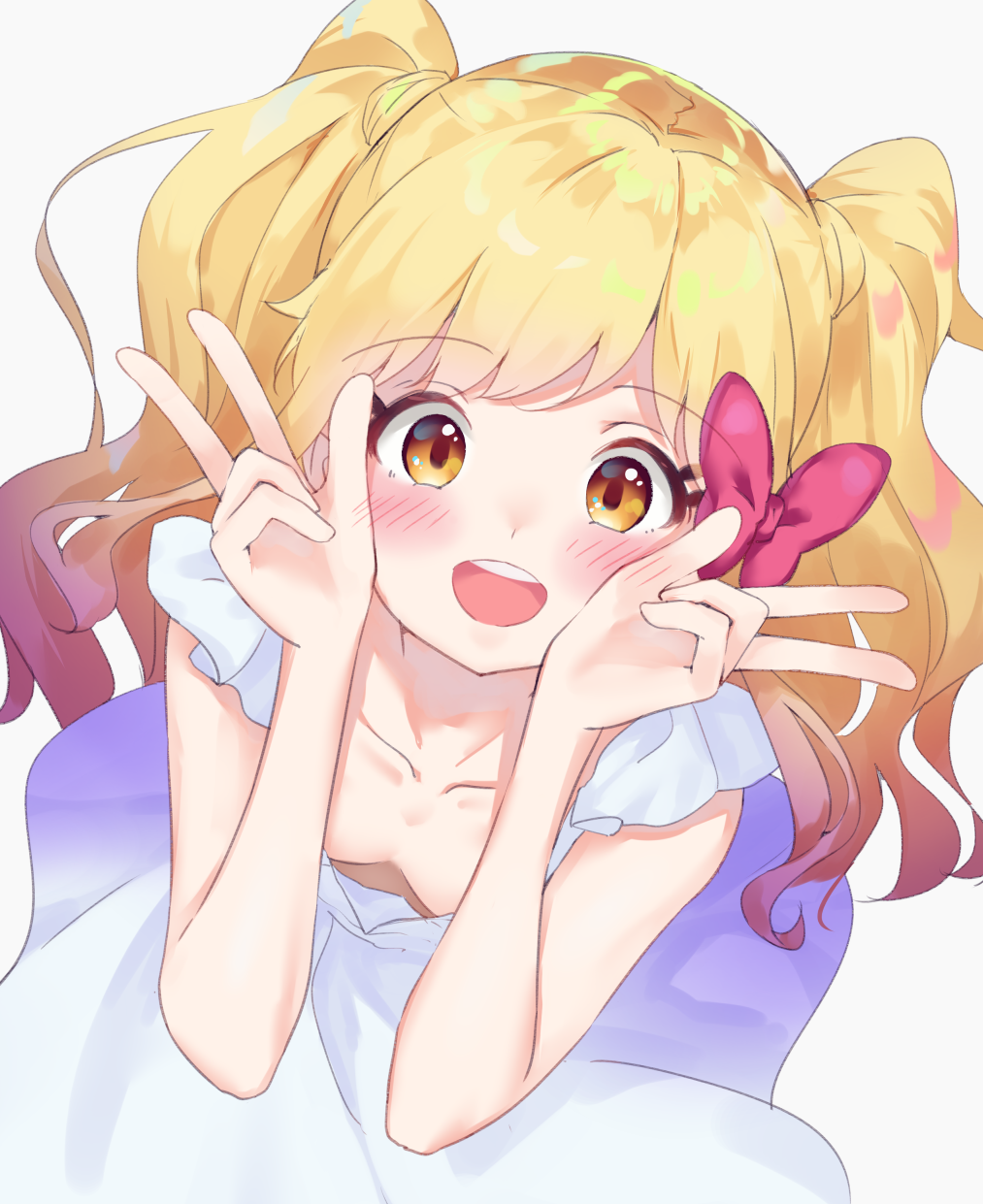 The Big ImageBoard (TBIB) - 1girl :d aikatsu! (series) aikatsu stars! bangs bare arms bare ...