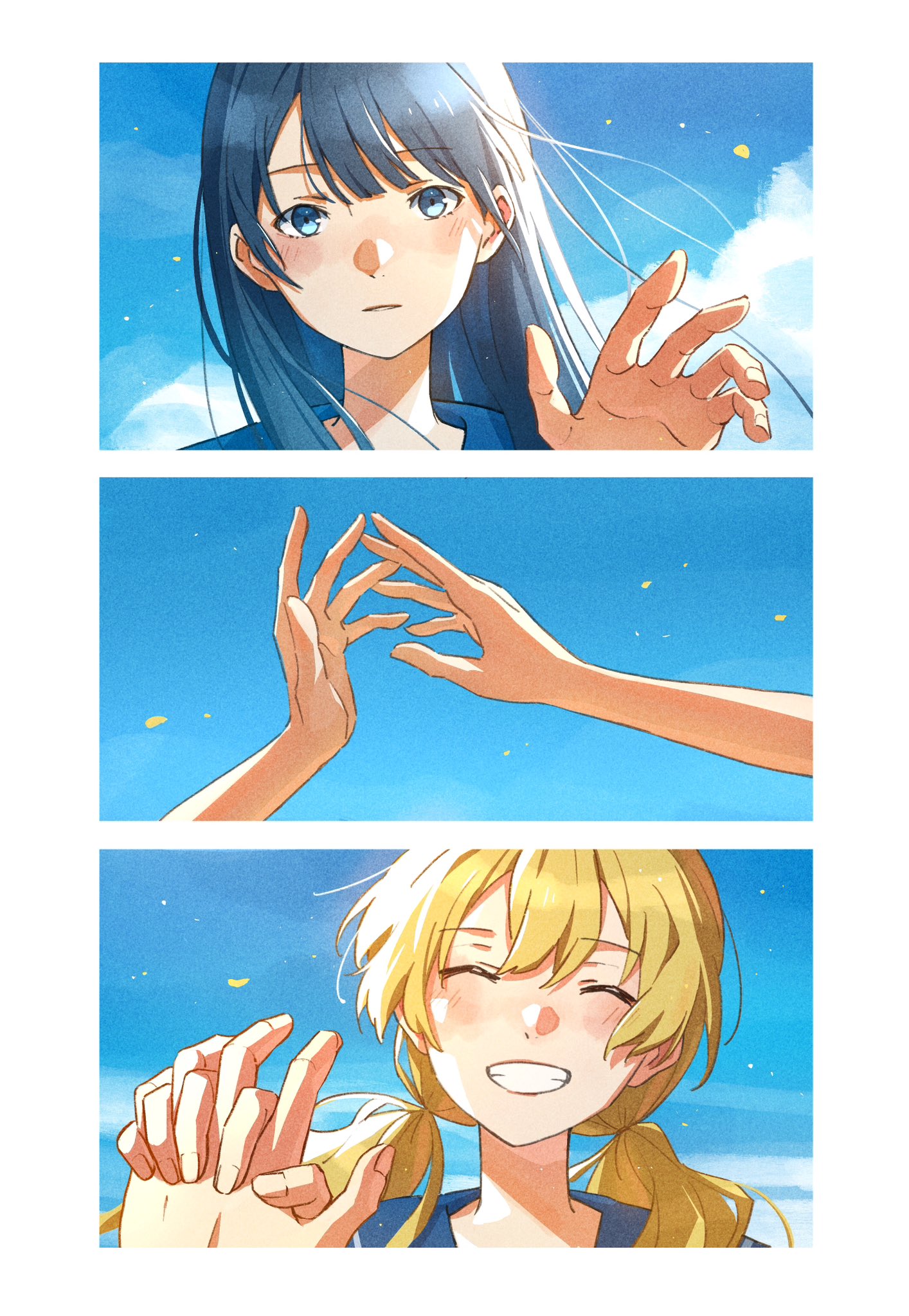 The Big ImageBoard (TBIB) - 2girls ^ ^ ado (utaite) aoi (ado) blonde ...
