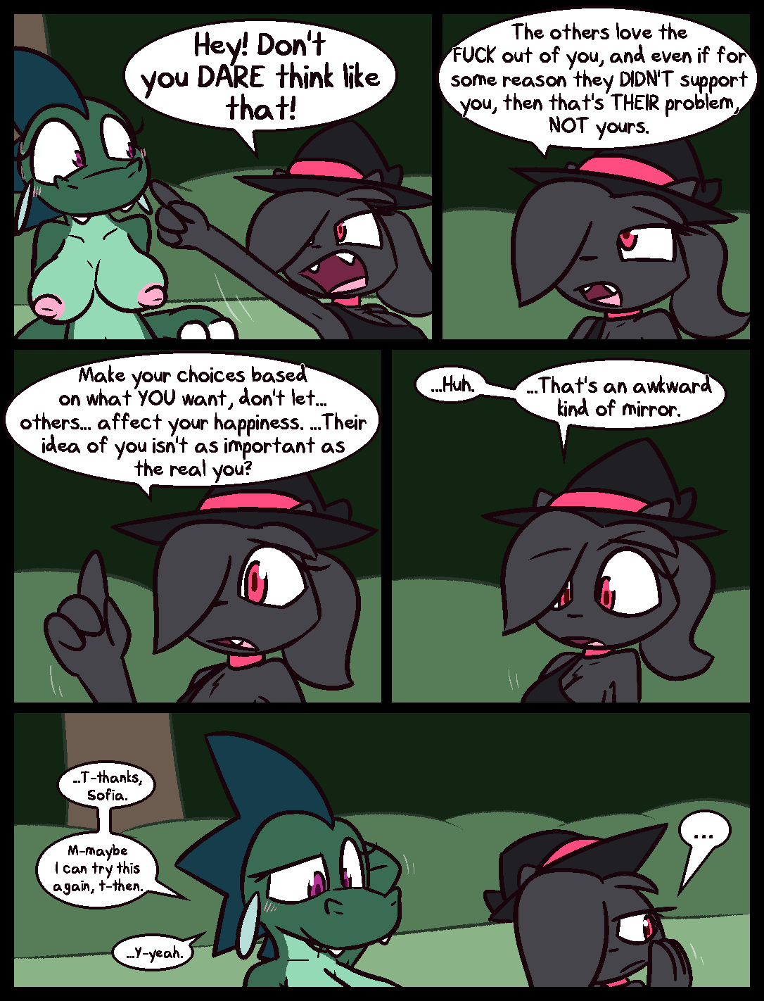 The Big ImageBoard (TBIB) - 2025 4 fingers anthro big breasts black clothing black dress black ...