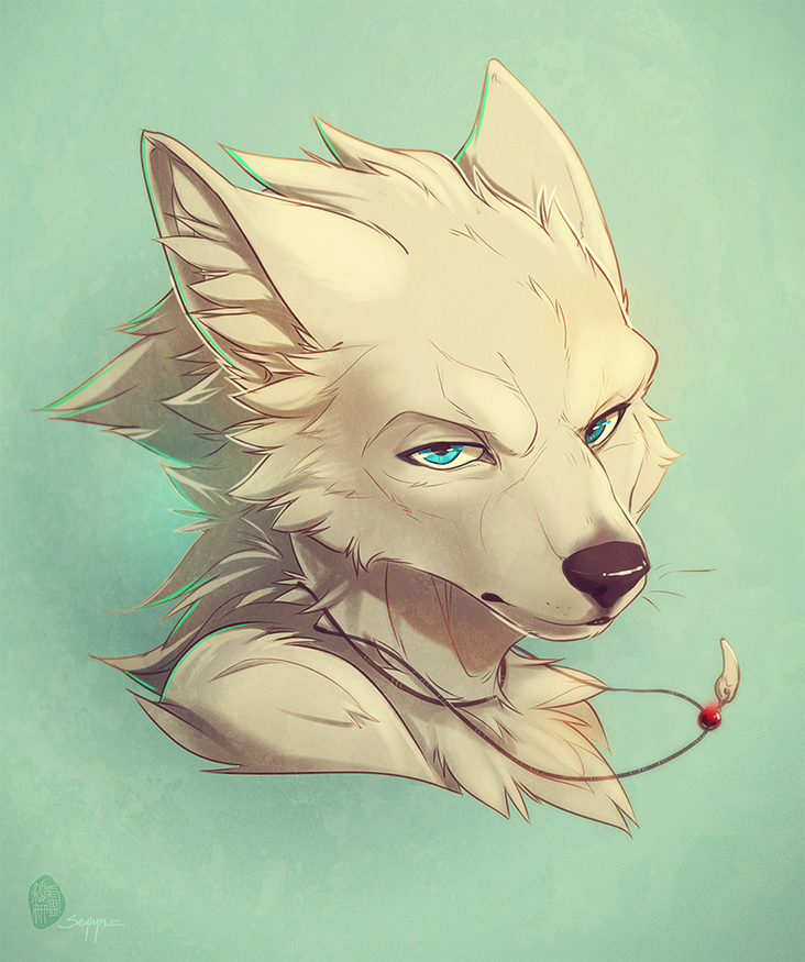 The Big ImageBoard (TBIB) - 2014 ambiguous gender anthro black nose blue eyes bust portrait ...