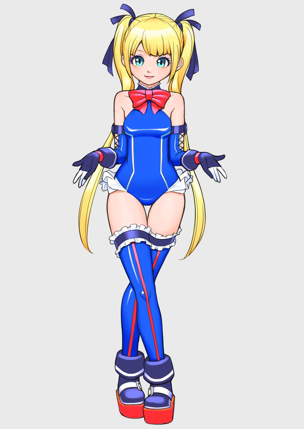 The Big Imageboard Tbib 1girl Bangs Bare Shoulders Black Ribbon