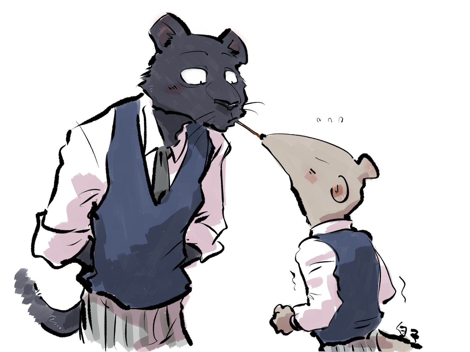 The Big ImageBoard (TBIB) - 4:3 anteater anthro beastars black body ...