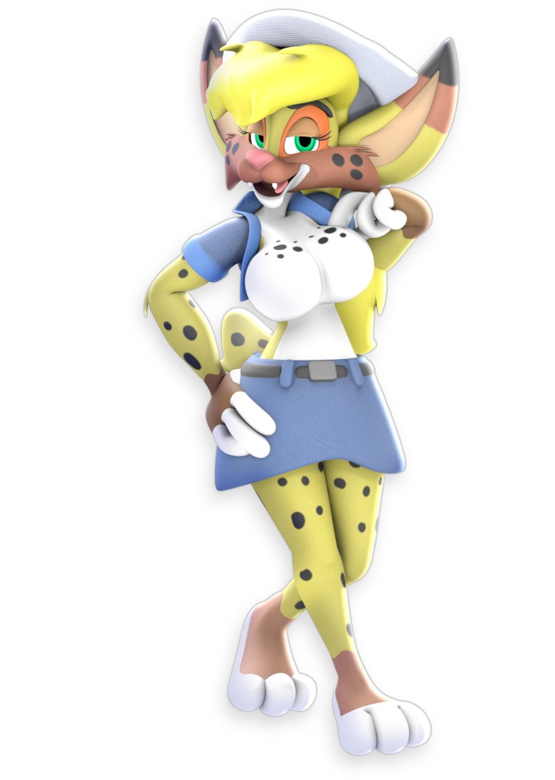 The Big ImageBoard (TBIB) - 2019 3 toes 3d (artwork) anthro big breasts big ears blonde hair ...