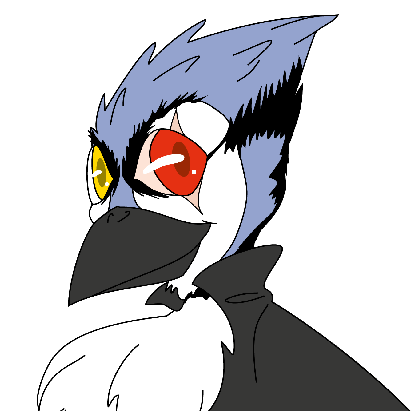 The Big ImageBoard (TBIB) - 1:1 alpha channel anthro avian avis jay ...