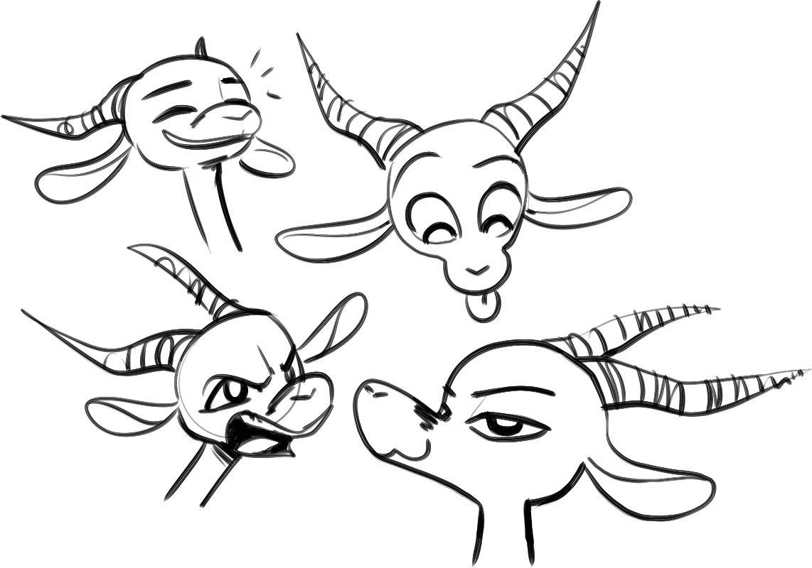 The Big ImageBoard (TBIB) - 2019 :3 ambiguous gender angry antelope anthro black and white bovid ...
