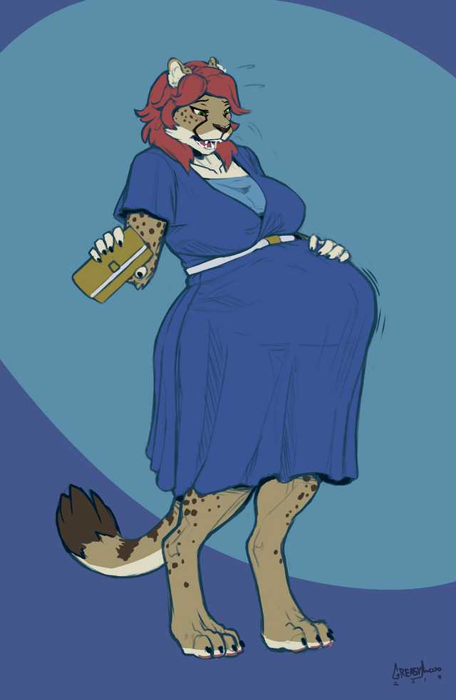 The Big Imageboard Tbib Anthro Bedroom Eyes Belly Big Belly Big