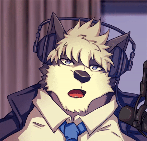 The Big ImageBoard (TBIB) - 2019 617foreverwithy animated anthro black nose blue necktie canid ...