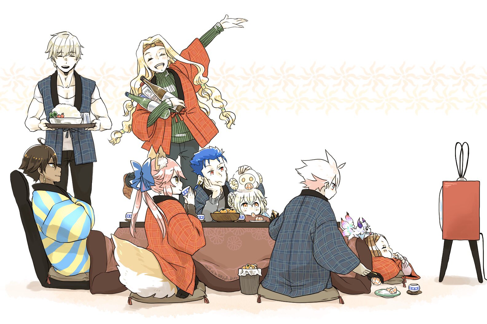 The Big ImageBoard (TBIB) - ahoge animal ears apollo (fate) bottle ...