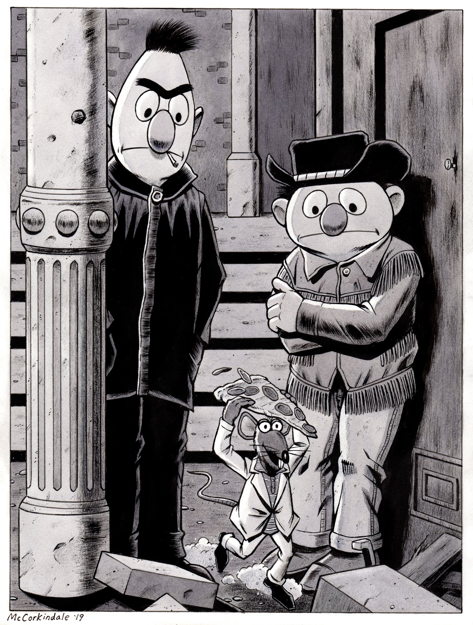 The Big ImageBoard (TBIB) - 2019 4 fingers bert (sesame street) border ...