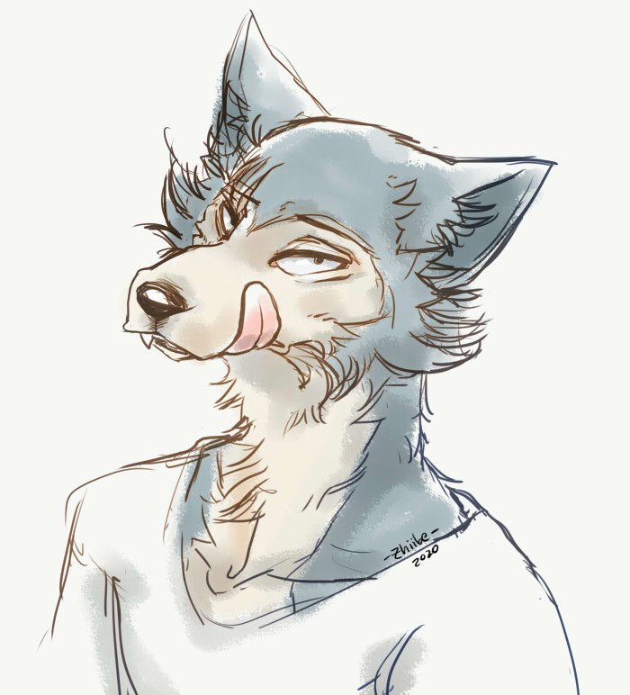 The Big ImageBoard (TBIB) - 2020 anthro beastars black nose bust portrait canid canine canis ...