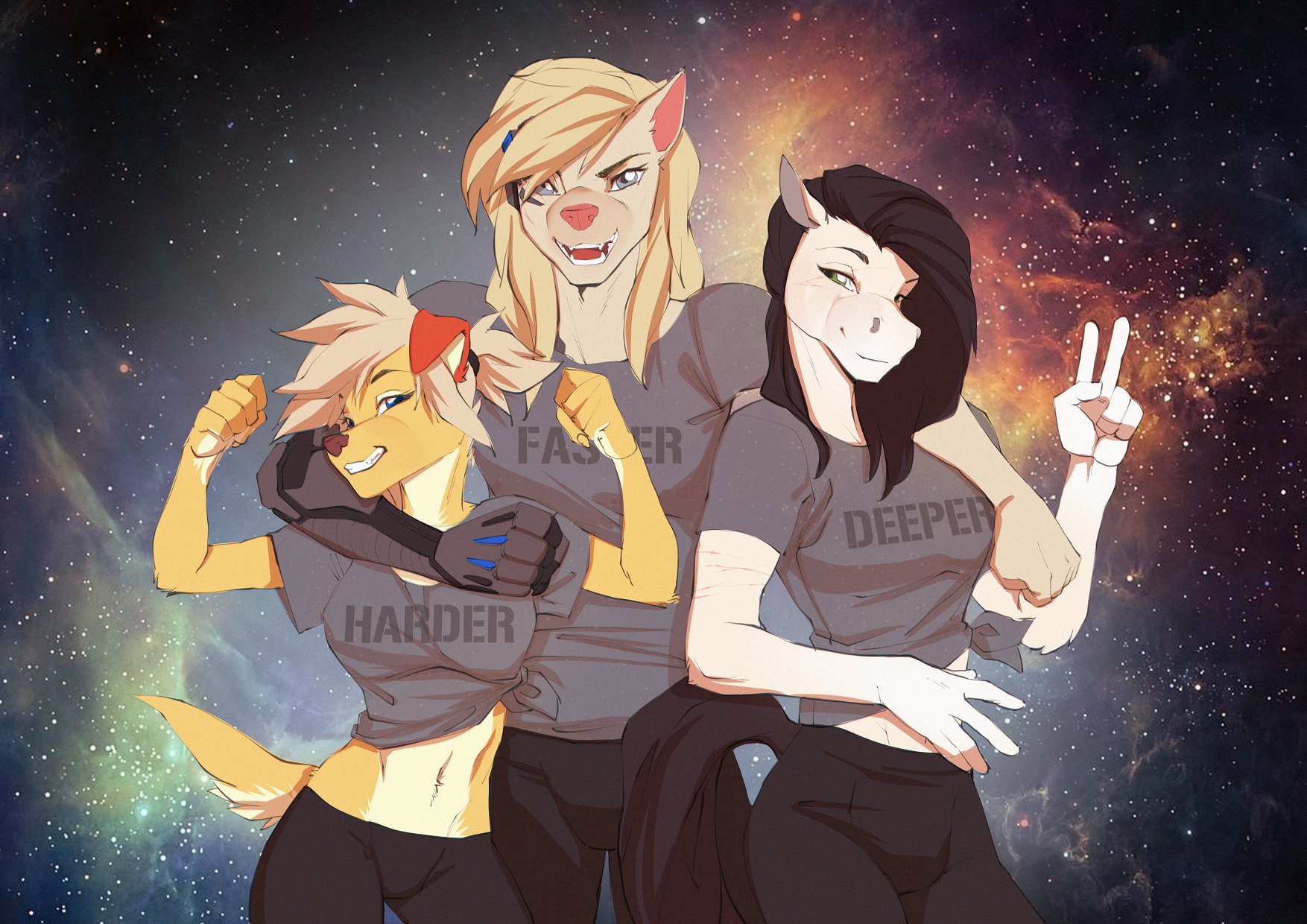 The Big ImageBoard (TBIB) - 2020 5 fingers anthro black hair canid canine canis clothed clothing ...