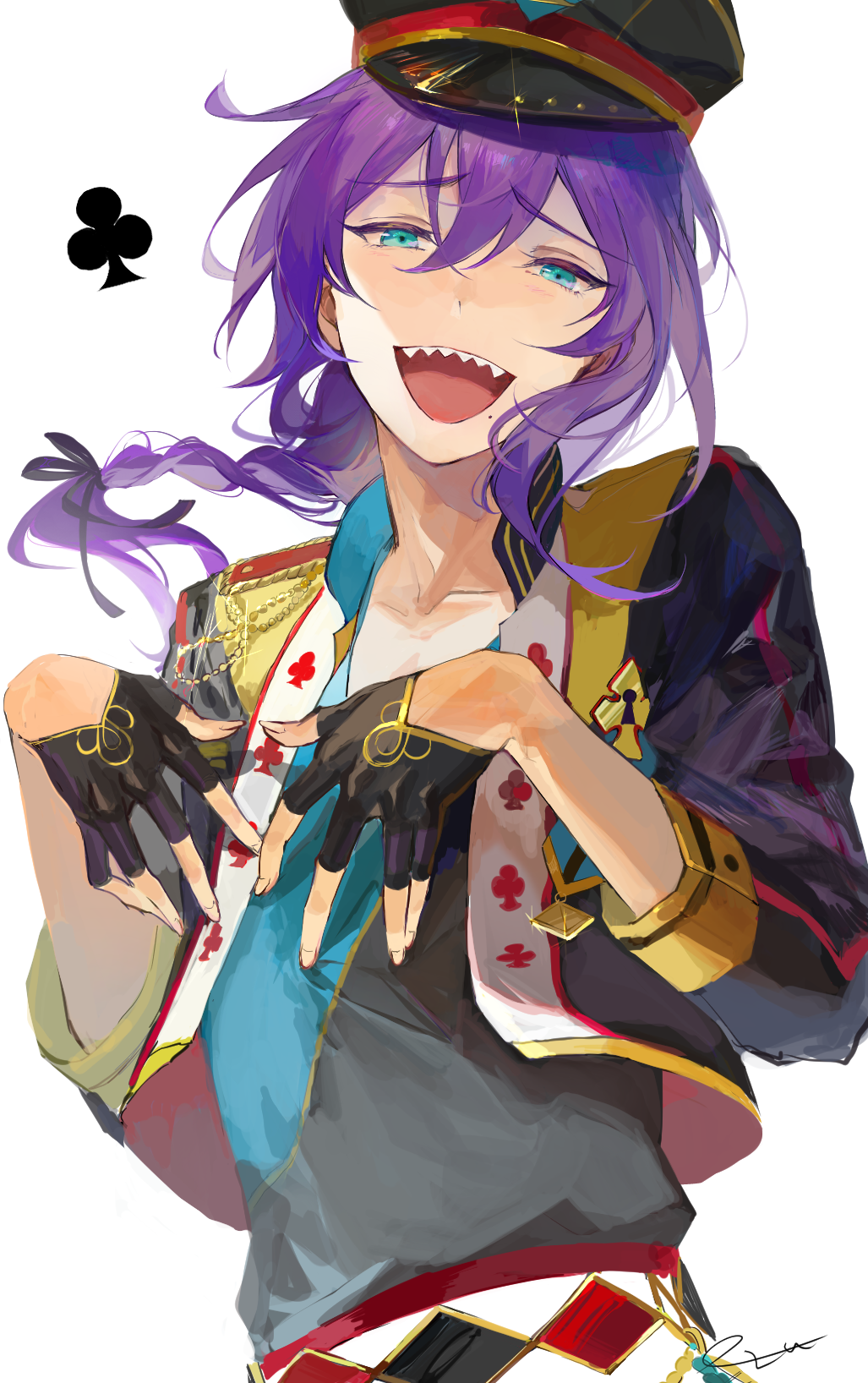 The Big ImageBoard (TBIB) - 1boy ayase mayoi blue eyes braid ensemble stars! ezu (e104mjd ...