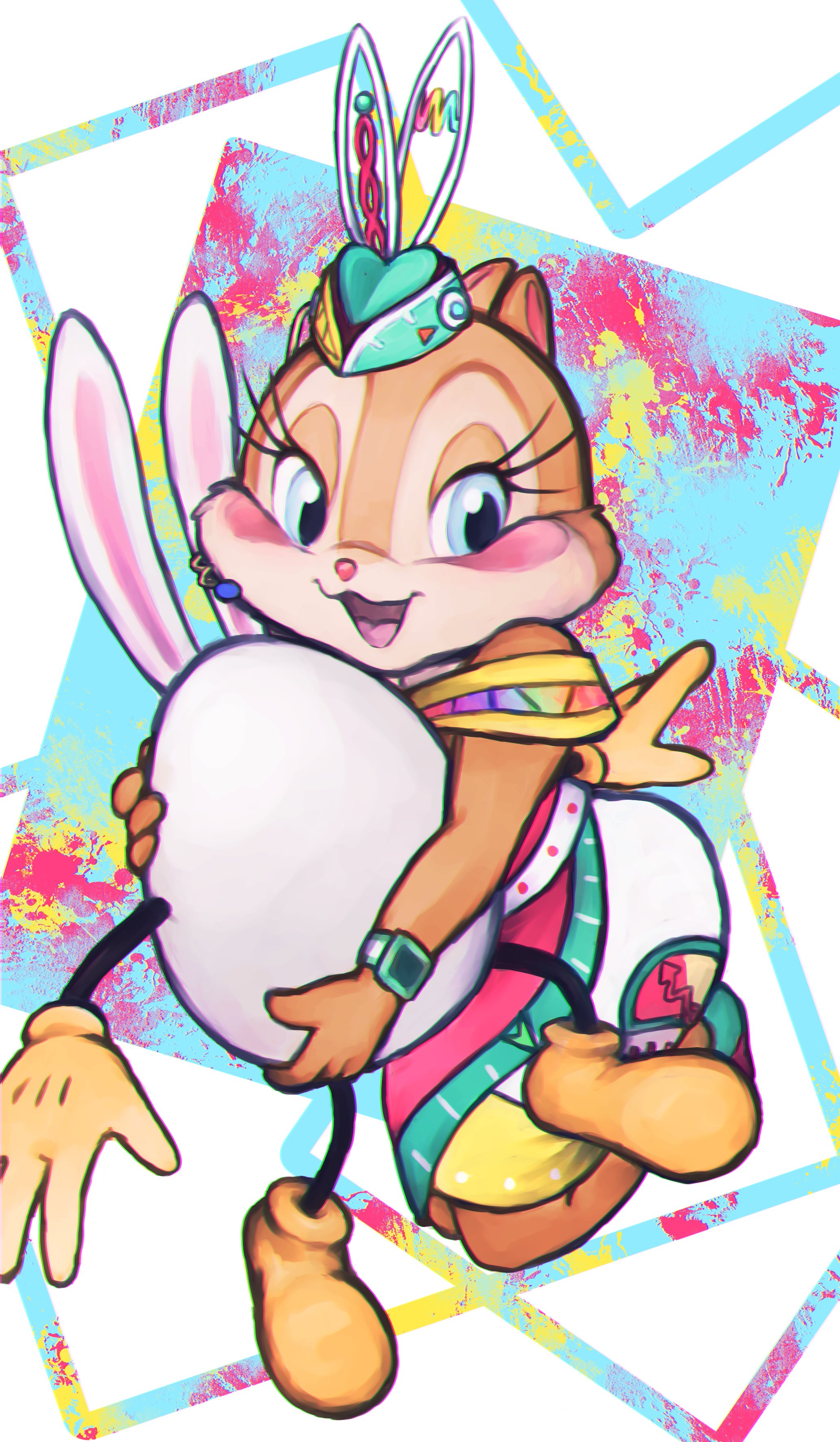 The Big ImageBoard (TBIB) - absurd res anthro blue eyes blush chip 'n ...