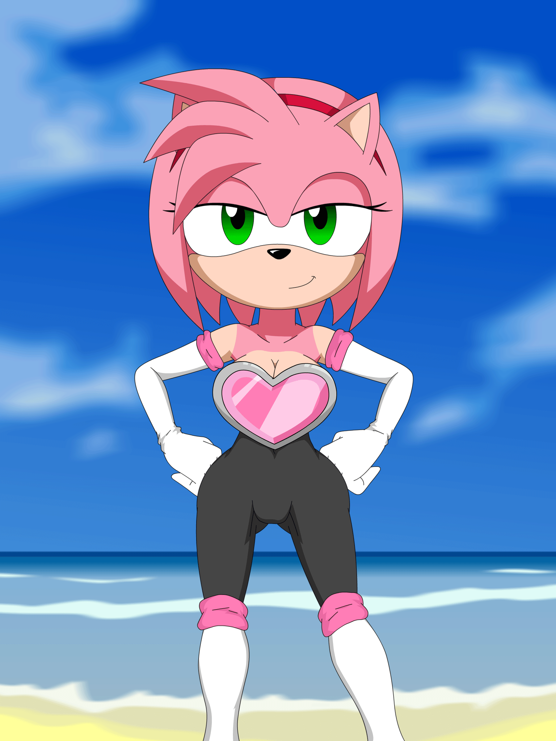 The Big Imageboard Tbib 3 4 Absurd Res Alternate Costume Amy Rose