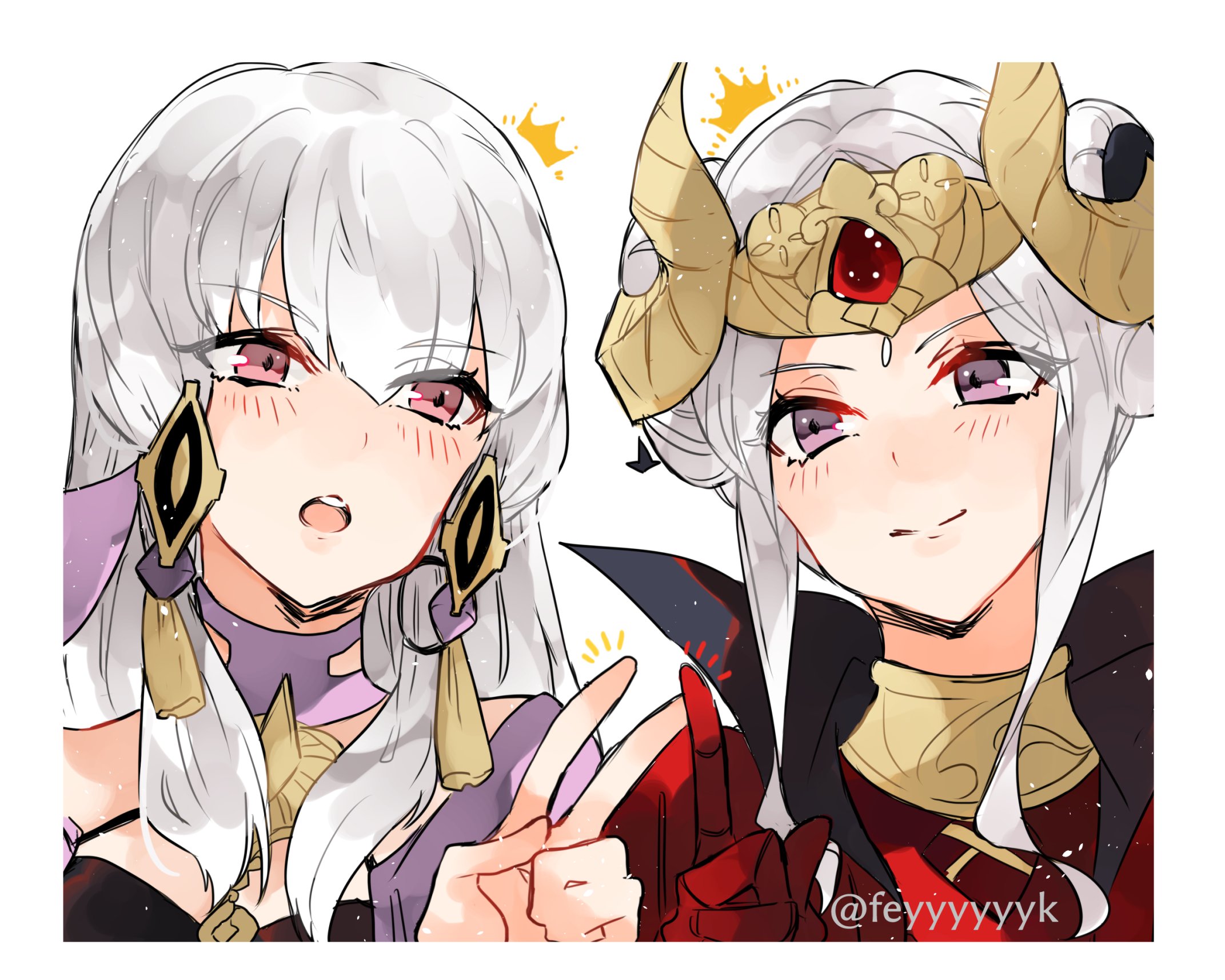 The Big ImageBoard (TBIB) - 2girls closed mouth edelgard von hresvelg ...