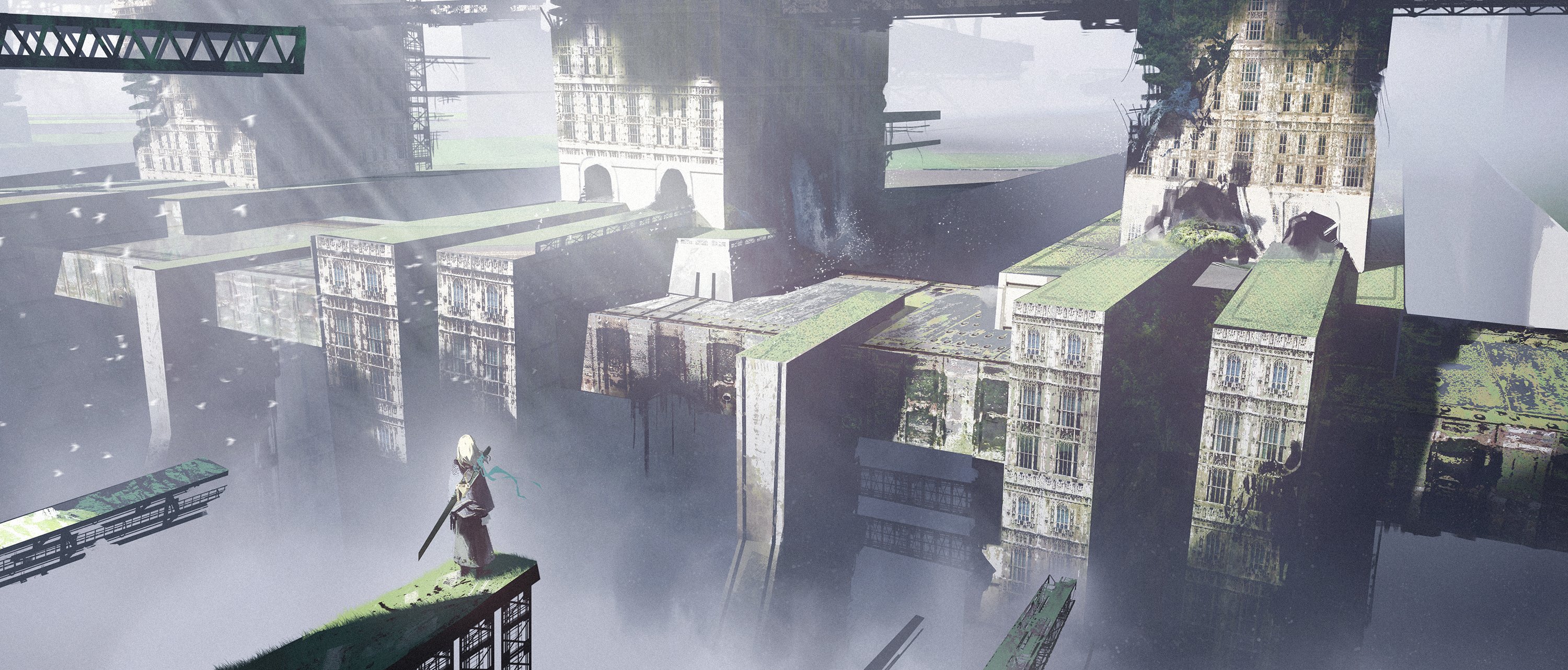 The Big ImageBoard (TBIB) - 1girl abandoned arms at sides asteroid ill black capelet black dress ...