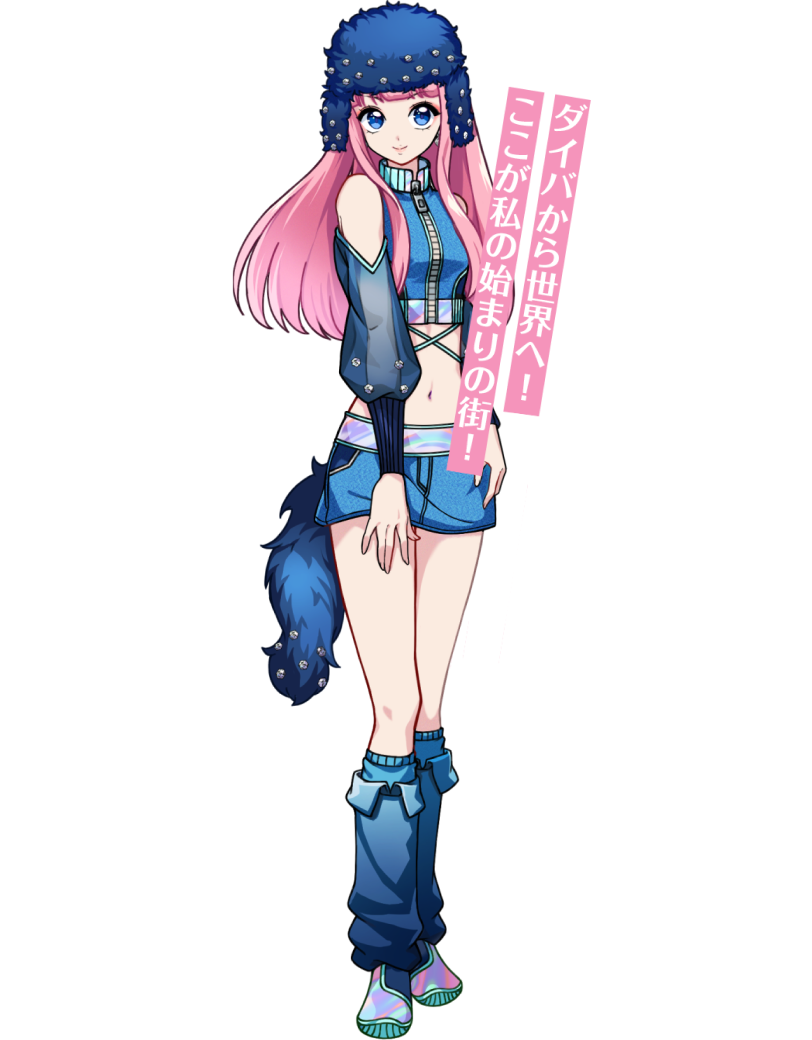 The Big Imageboard Tbib 1girl Artist Request Bare Shoulders Blue