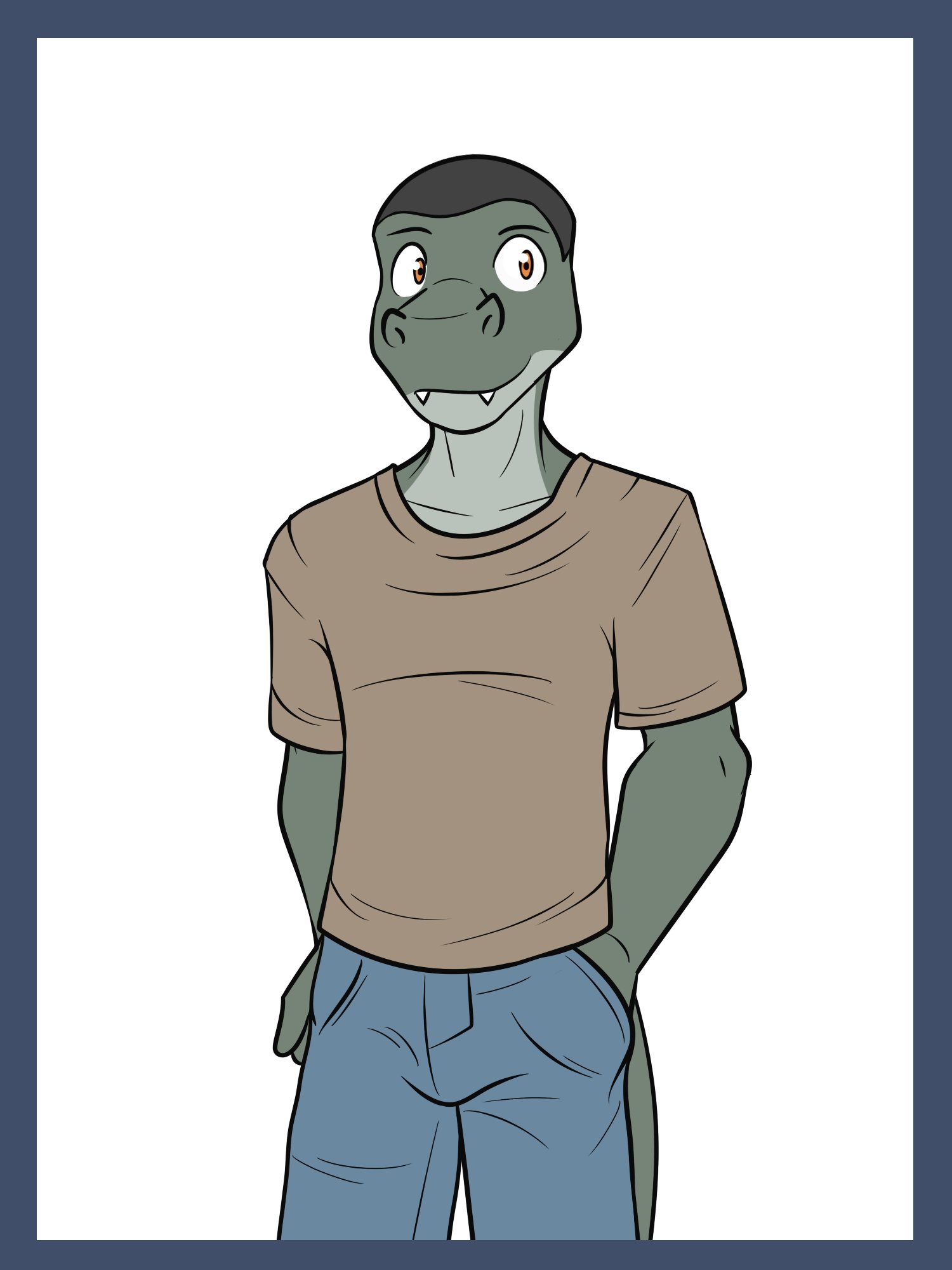 The Big Imageboard Tbib 3 4 Alligator Alligatorid Anthro Blue