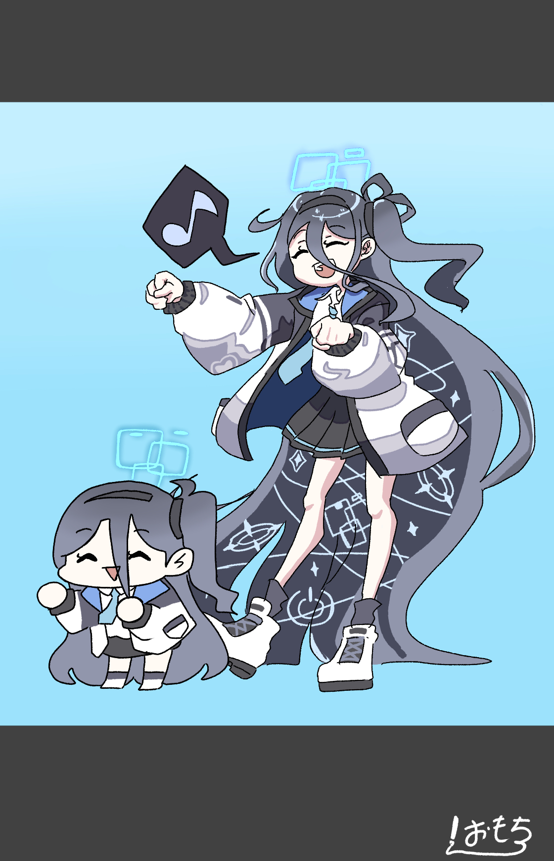 The Big ImageBoard (TBIB) - 1girl aris (blue archive) aris dance (meme ...