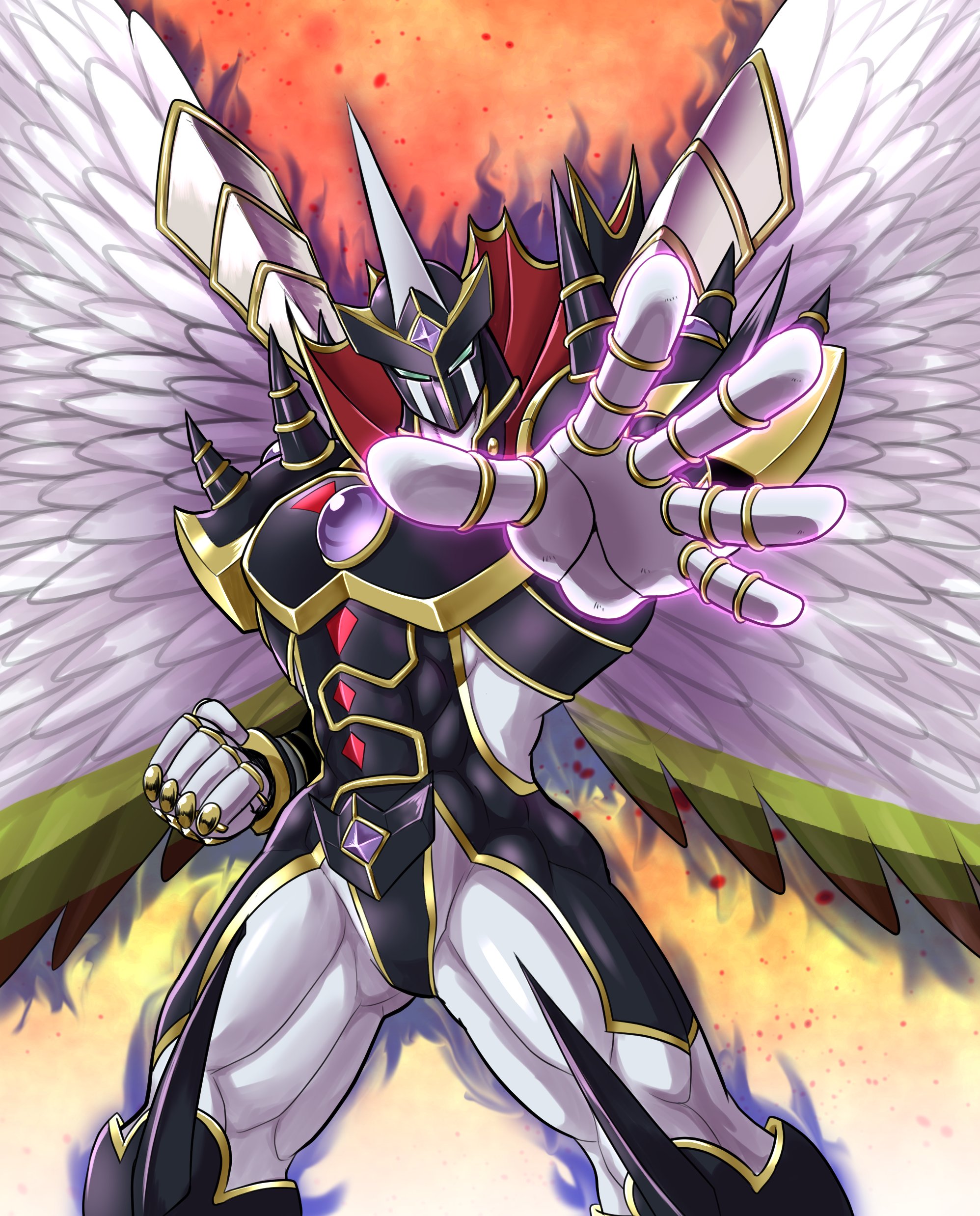 The Big ImageBoard (TBIB) - 1boy absurdres armor aura black armor black helmet black leotard ...