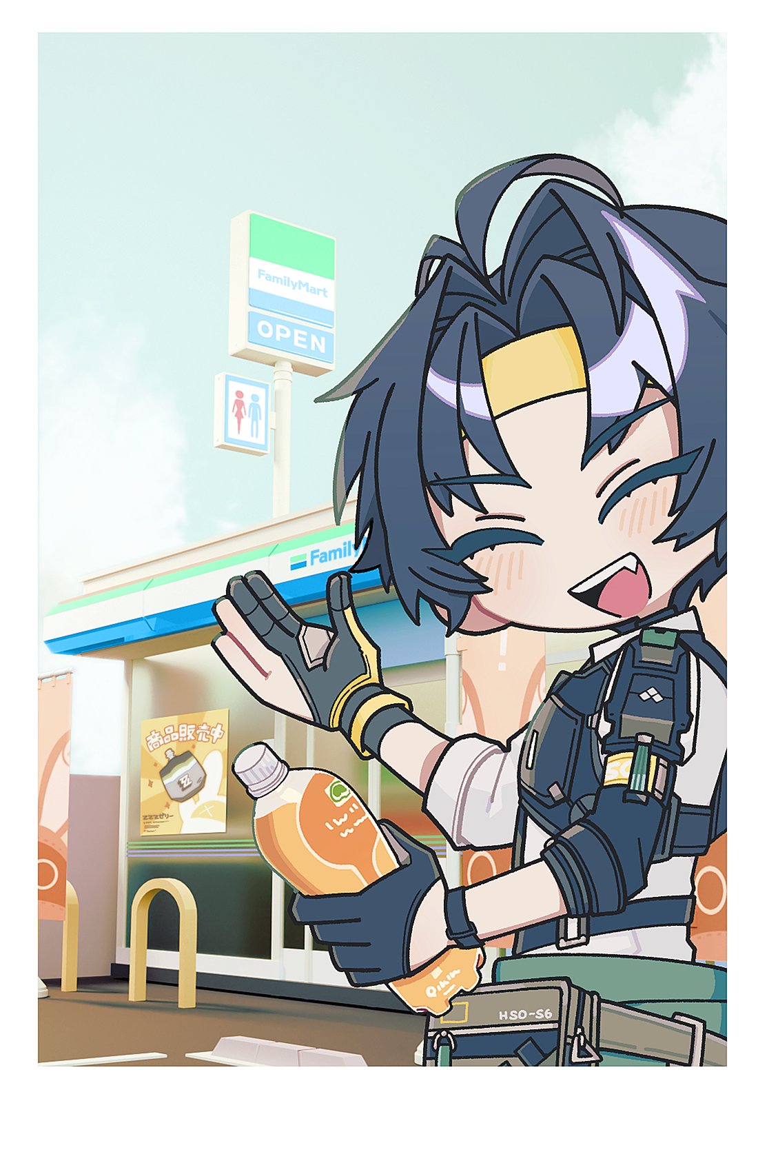 The Big ImageBoard (TBIB) - 1boy asaba harumasa bangboo (zenless zone zero) black gloves black ...