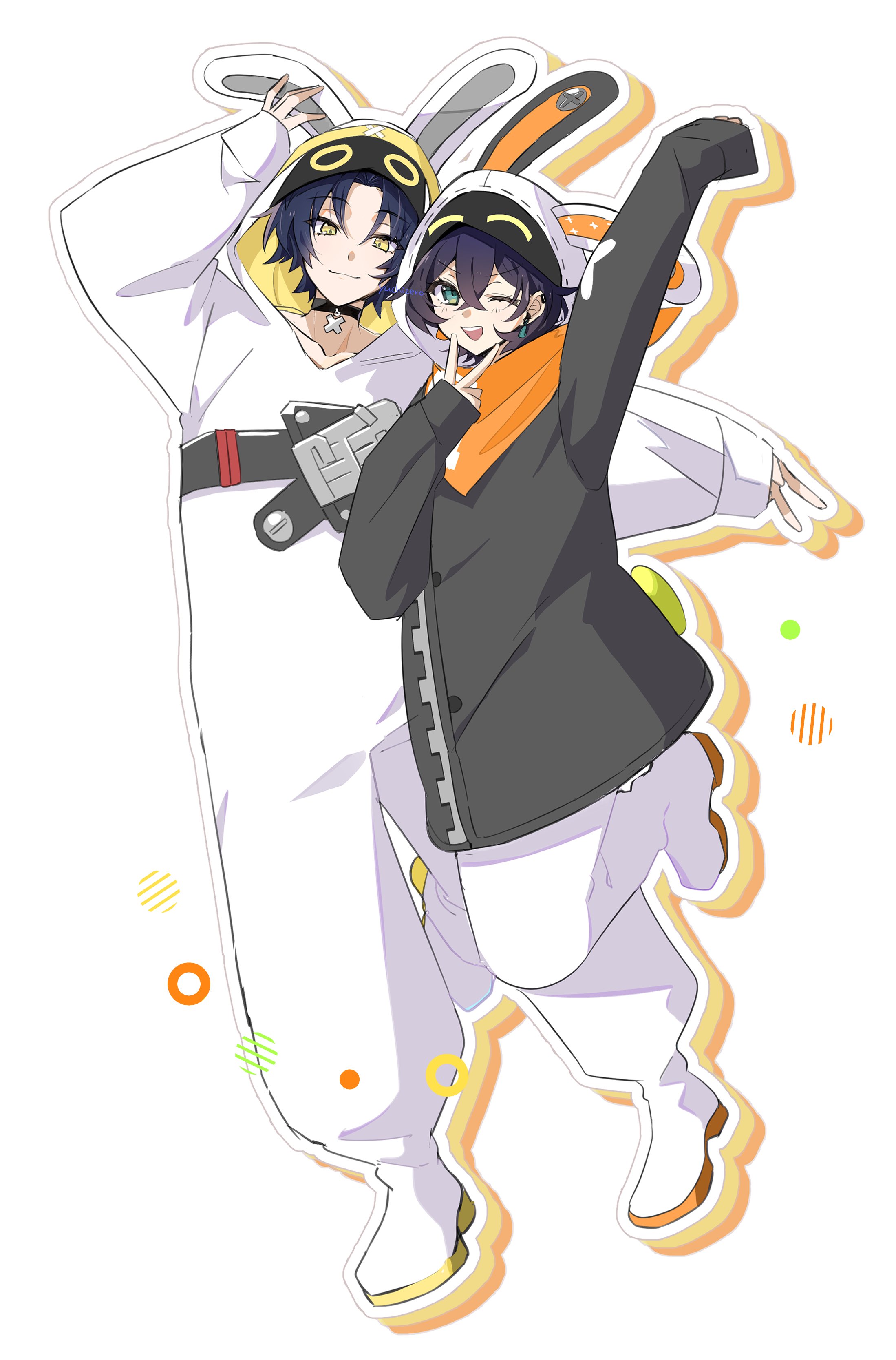 The Big ImageBoard (TBIB) - 1boy 1girl absurdres alternate costume animal ears asaba harumasa ...