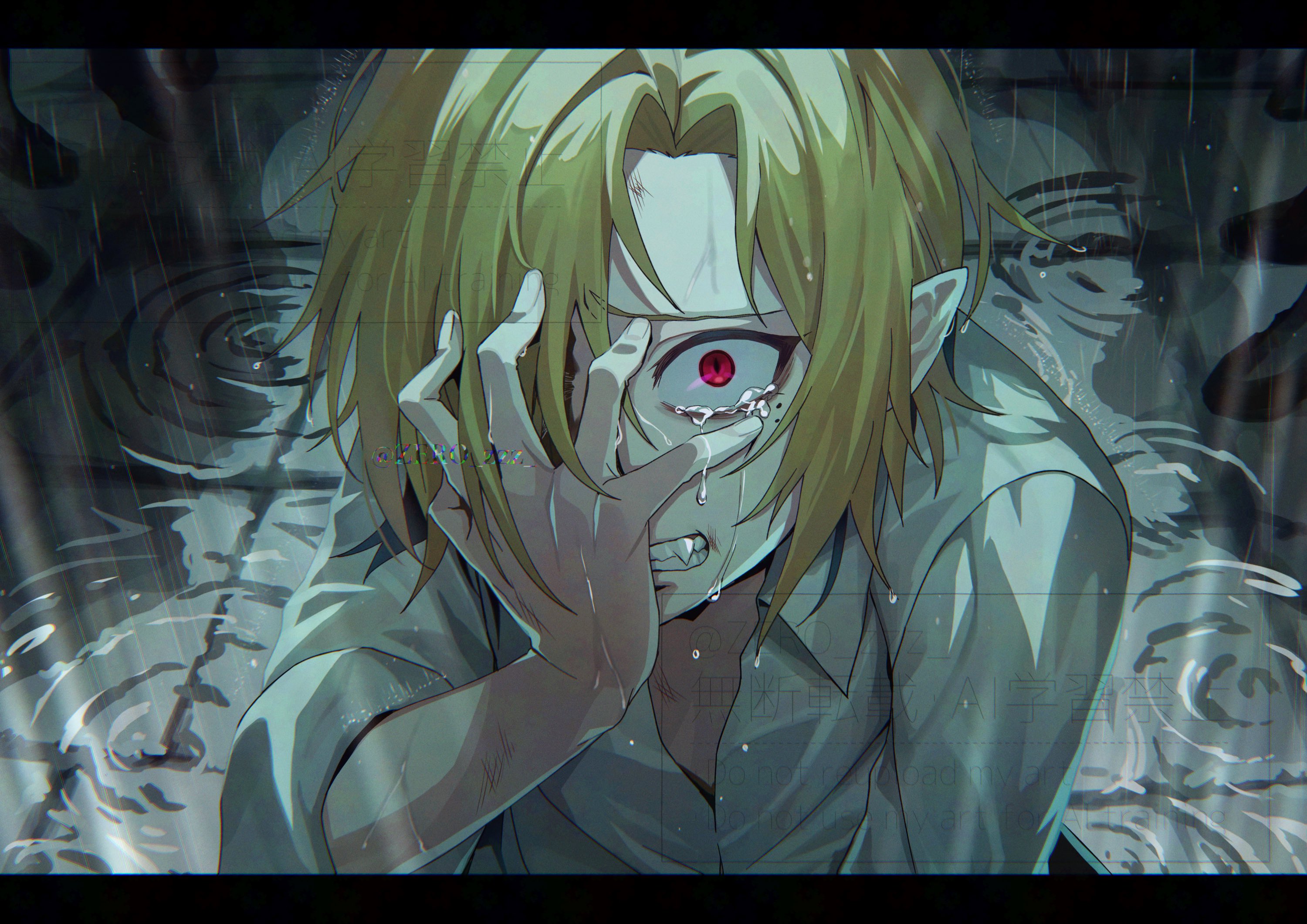 The Big ImageBoard (TBIB) - 1boy aged down blonde hair bruise bruise on ...