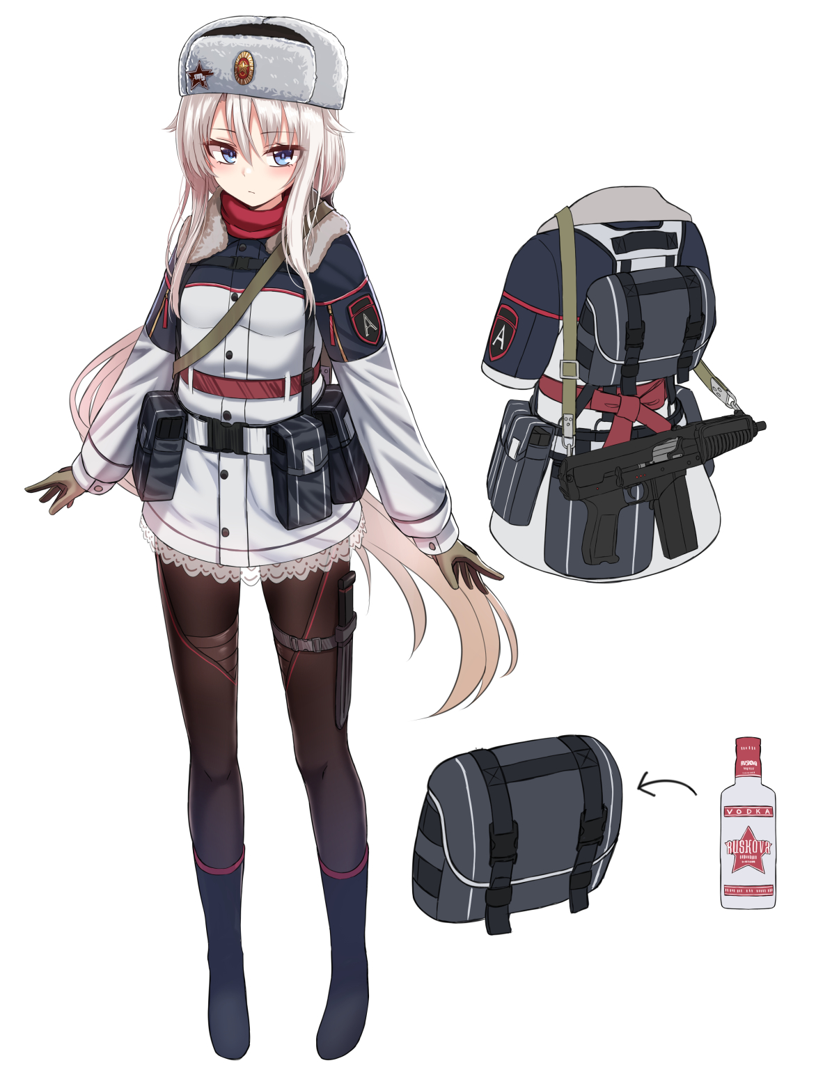 The Big ImageBoard (TBIB) - 1girl 9a-91 9a-91 (girls' frontline) alcohol alternate costume ...