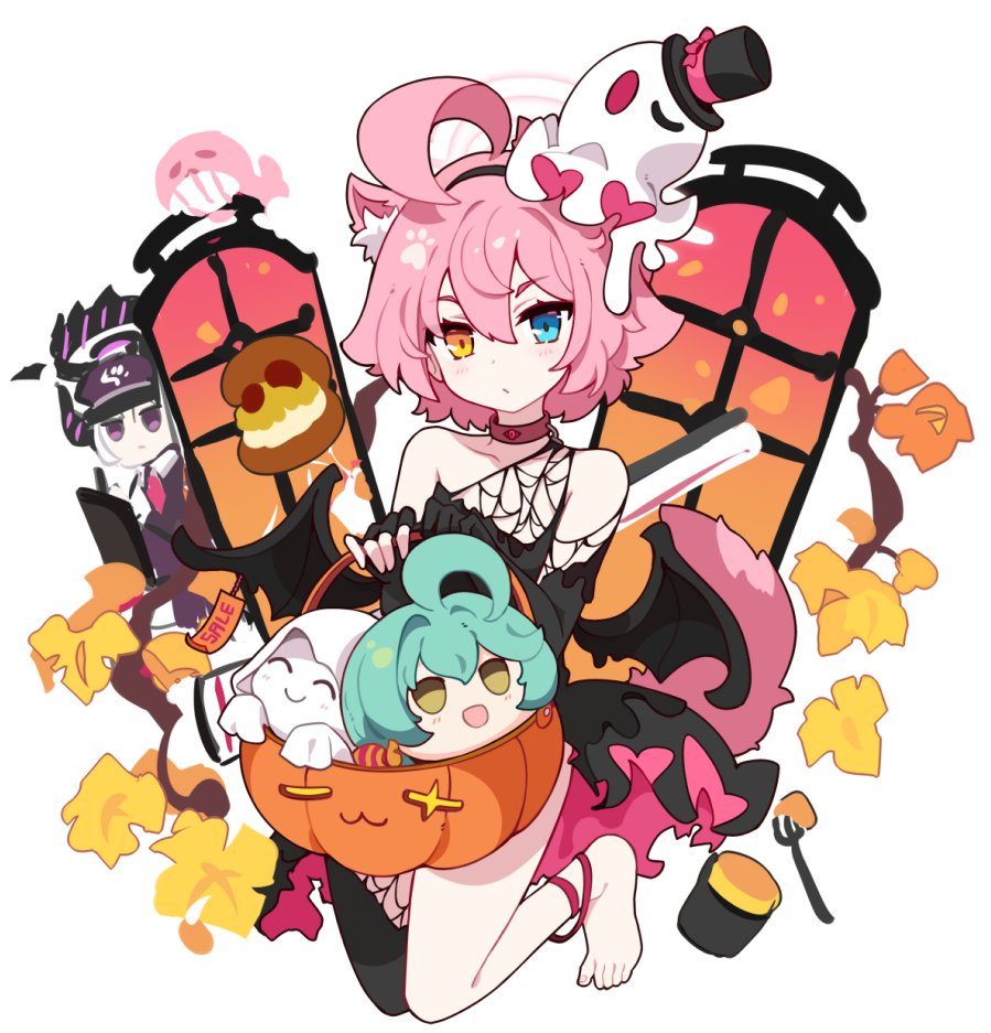 The Big ImageBoard (TBIB) - 2girls ahoge animal ear fluff animal ears ...