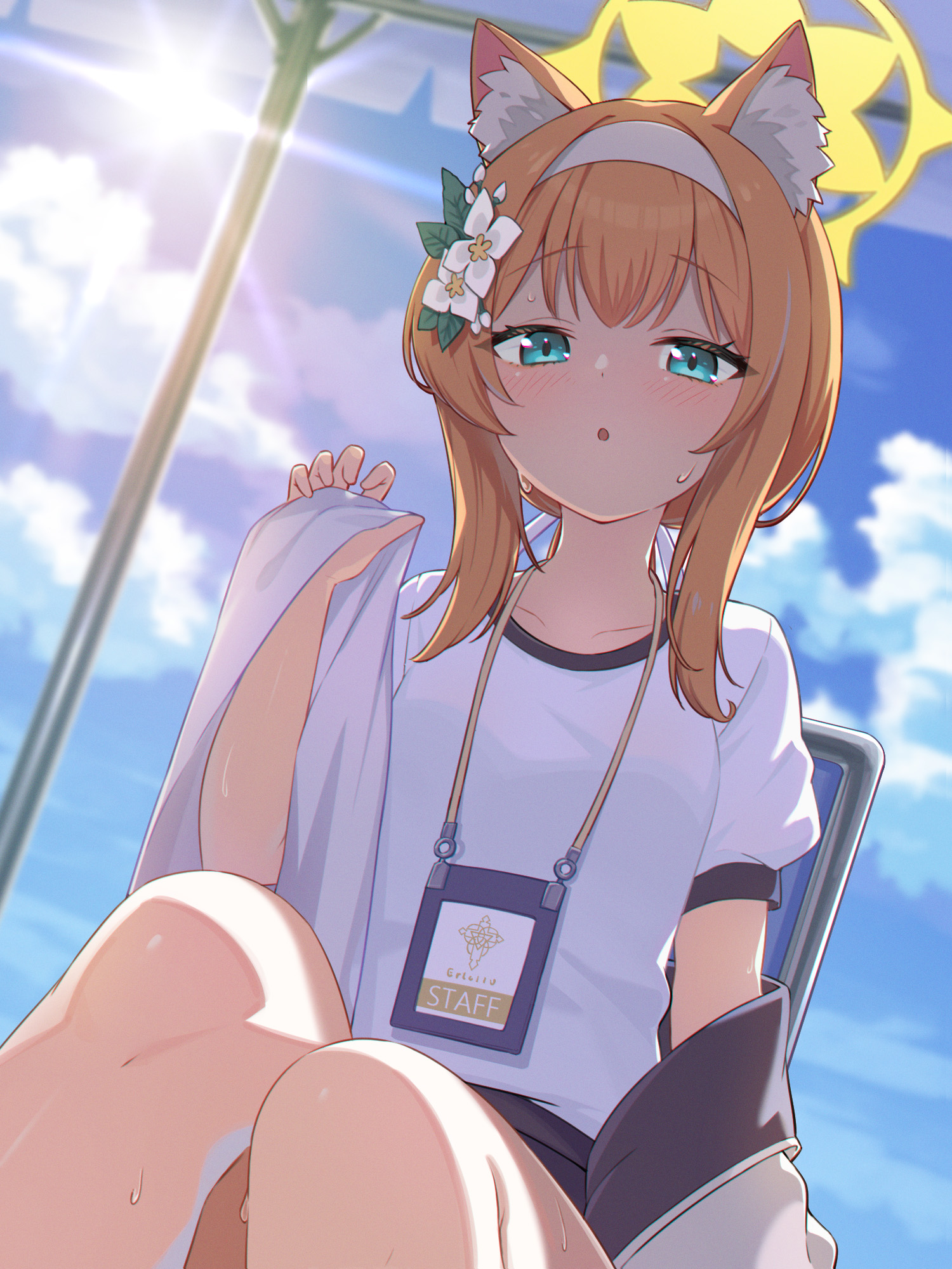 The Big ImageBoard (TBIB) - 1girl animal ear fluff animal ears black ...