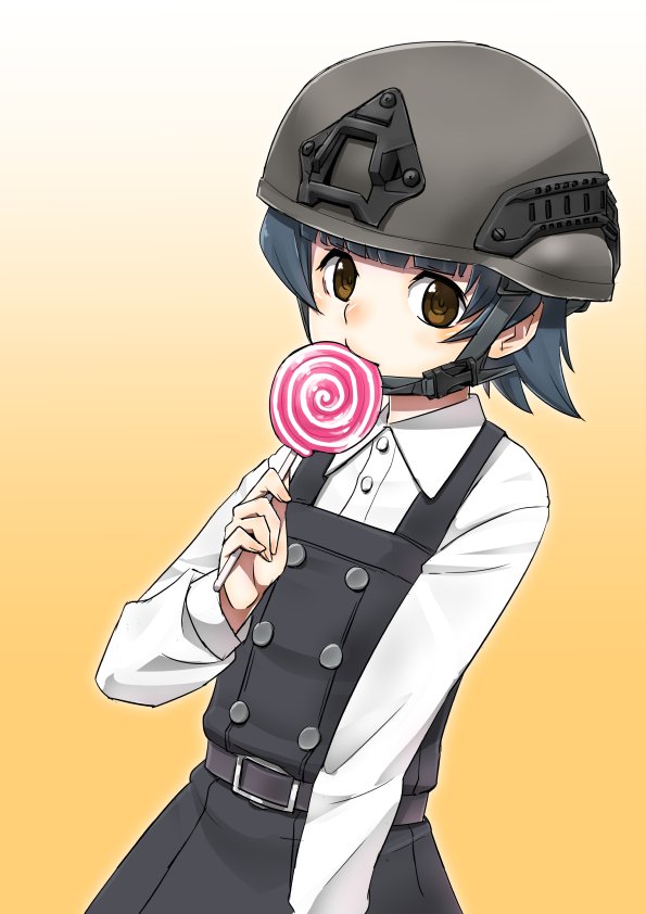 The Big ImageBoard (TBIB) - 1girl arare (kancolle) arare kai ni (kancolle) belt black dress ...