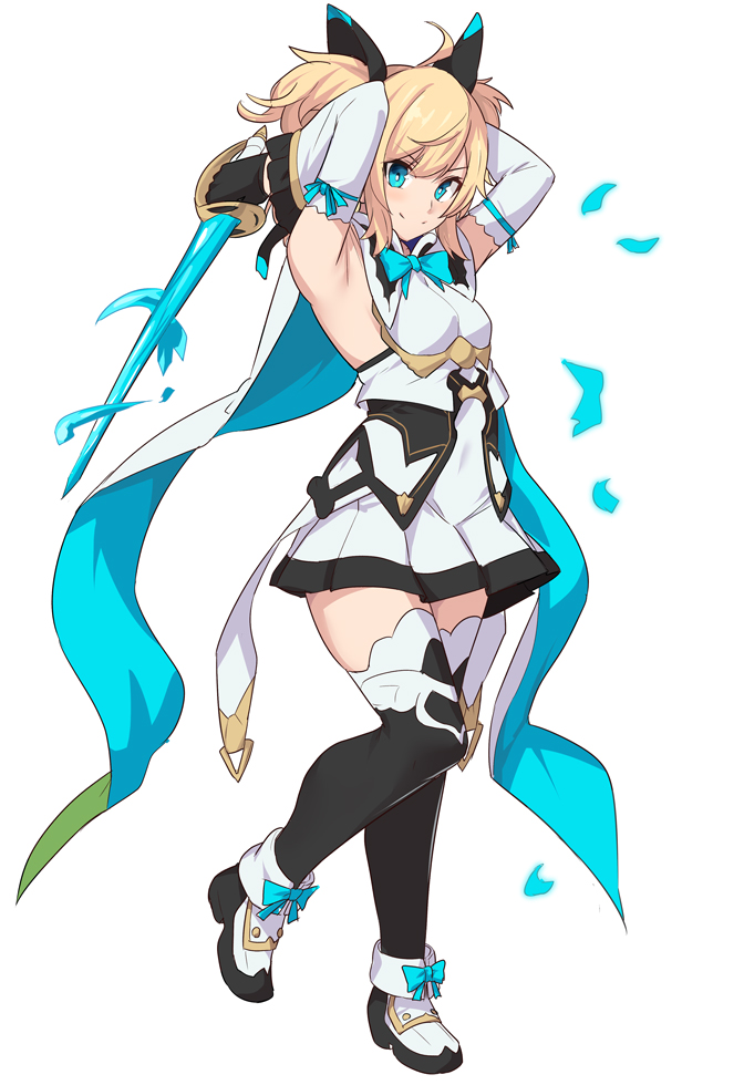 The Big Imageboard Tbib 1girl Ahoge Armpits Bangs Black Dress Black