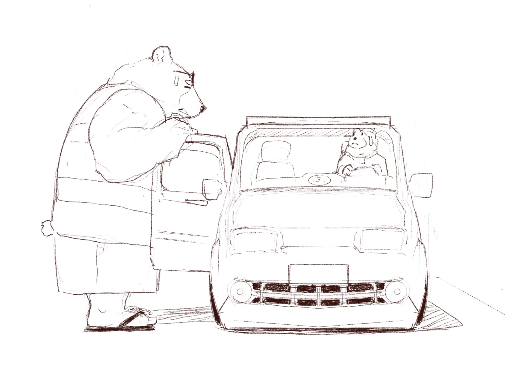 The Big Imageboard Tbib 2020 Anthro Bottomwear Car Clothing Duo