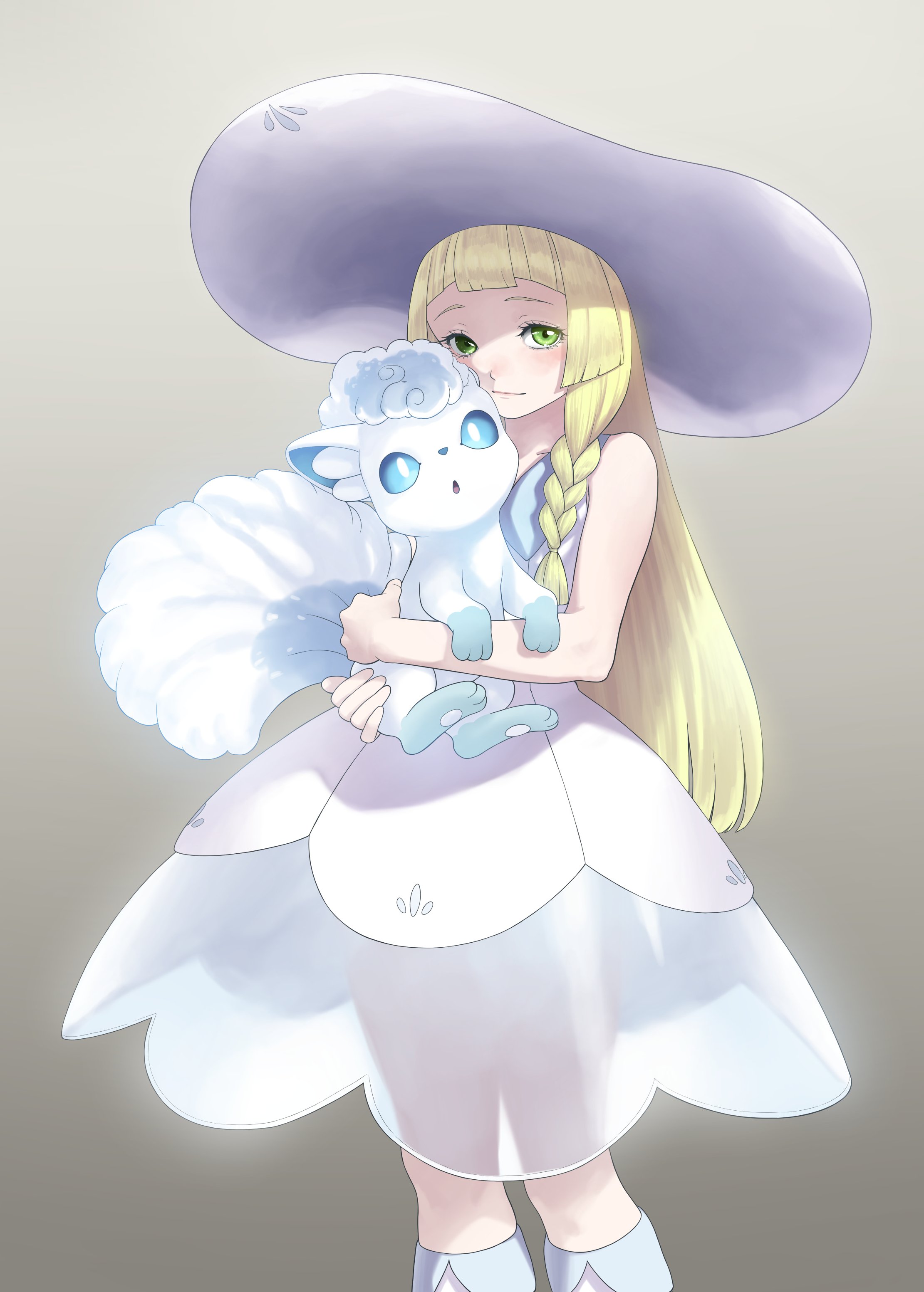 The Big ImageBoard (TBIB) - 1girl absurdres alolan vulpix blonde hair ...