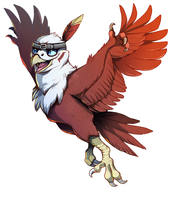 The Big ImageBoard (TBIB) - 3 fingers 3 toes ambiguous gender avian bandai namco beak black ...