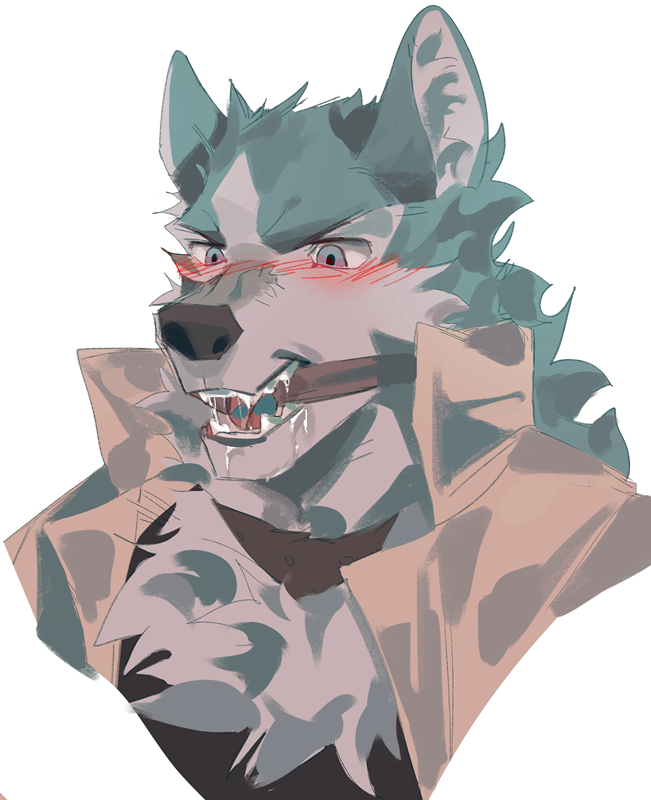 The Big ImageBoard (TBIB) - anthro black clothing black shirt black topwear blue body blue eyes ...