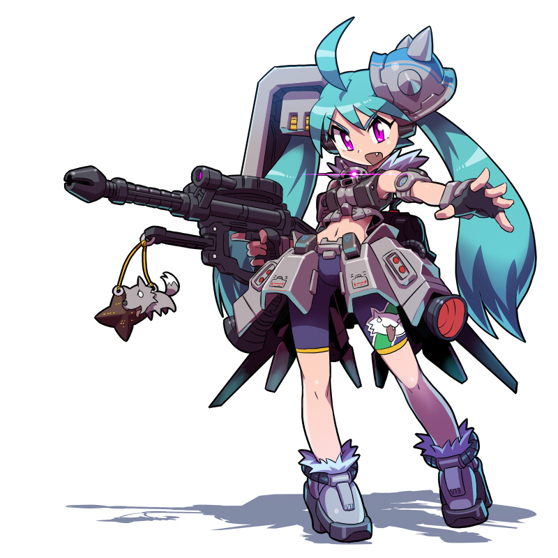 The Big ImageBoard (TBIB) - armored boots bike shorts blue hair boots ...