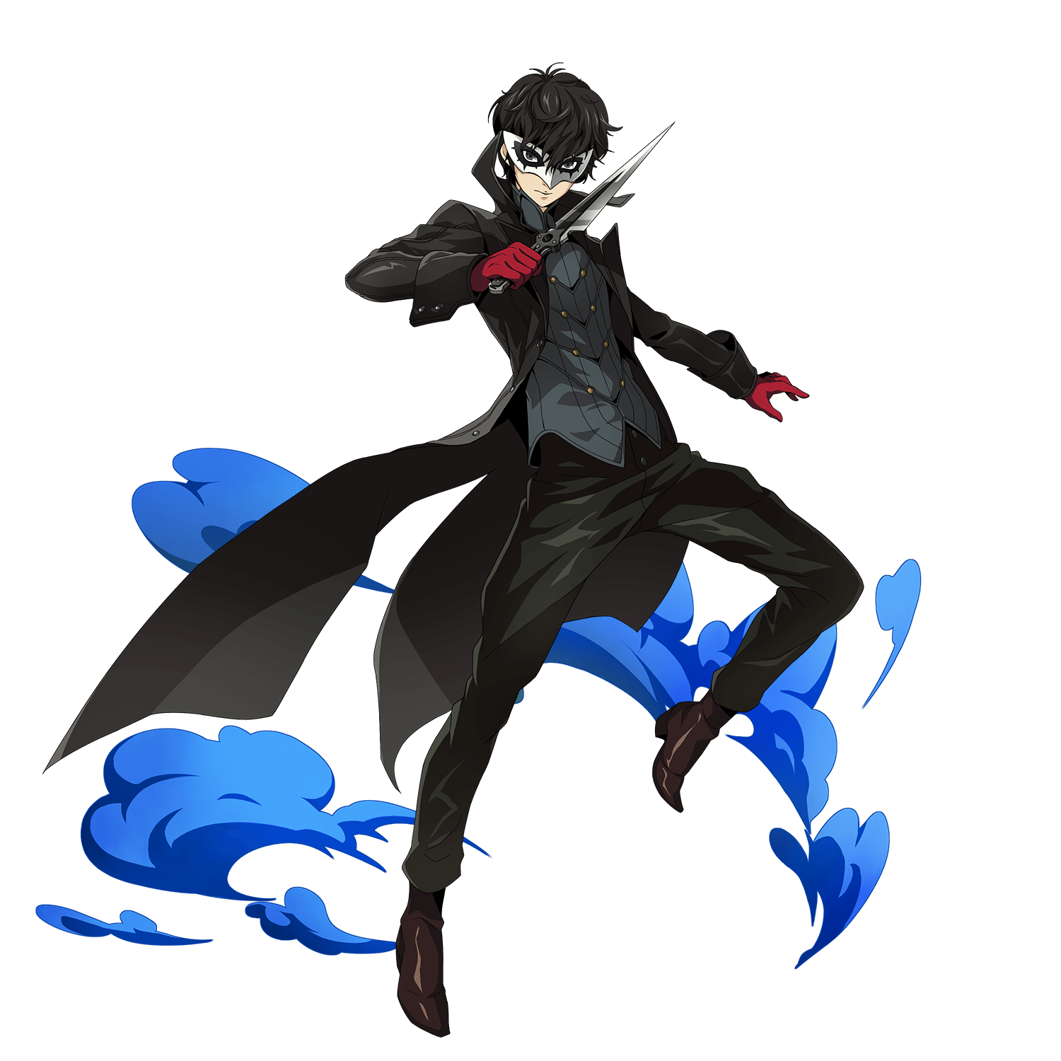 The Big ImageBoard (TBIB) - 1boy amamiya ren black coat black eyes black hair black pants brown ...