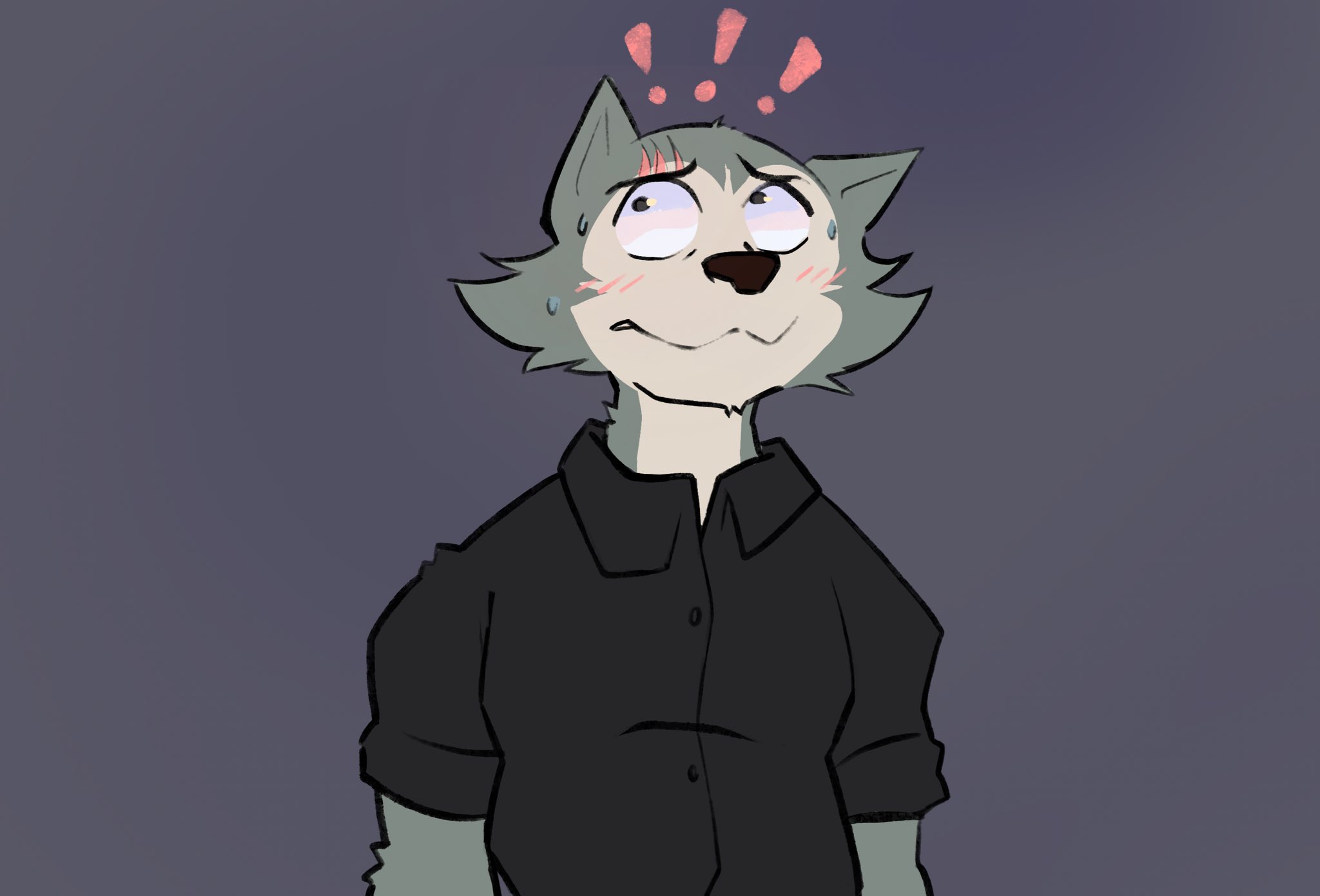 The Big ImageBoard (TBIB) - 2020 anthro beastars blush bodily fluids canid canine canis cheek ...