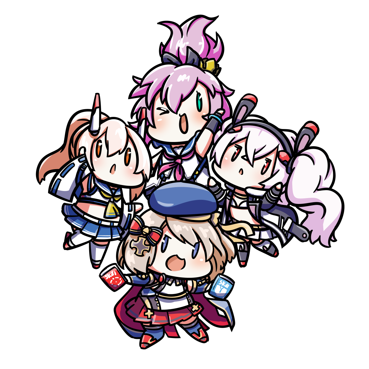 The Big ImageBoard (TBIB) - 4girls animal ears ayanami (azur lane ...