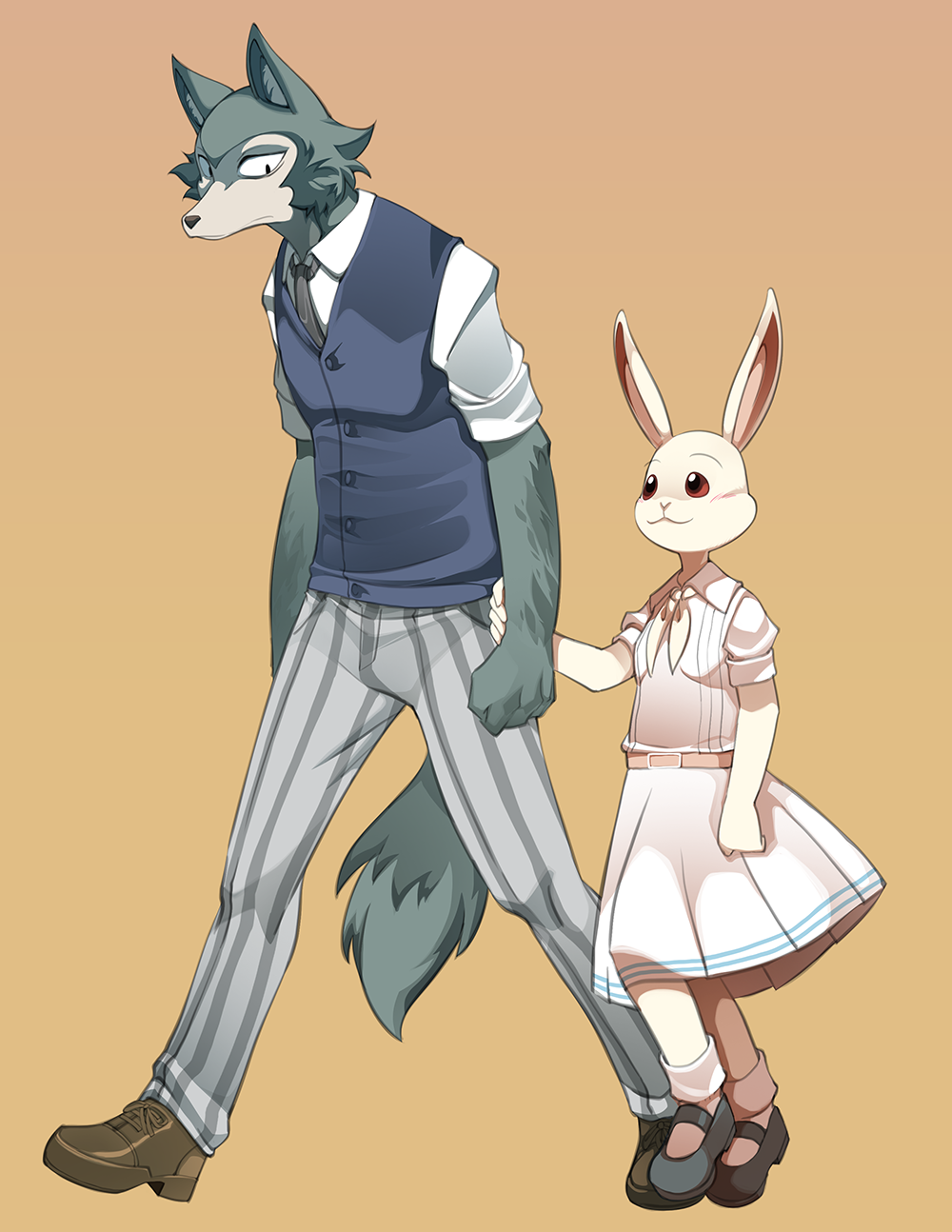 The Big ImageBoard (TBIB) - anthro beastars black nose bleedman bow tie canid canine canis ...