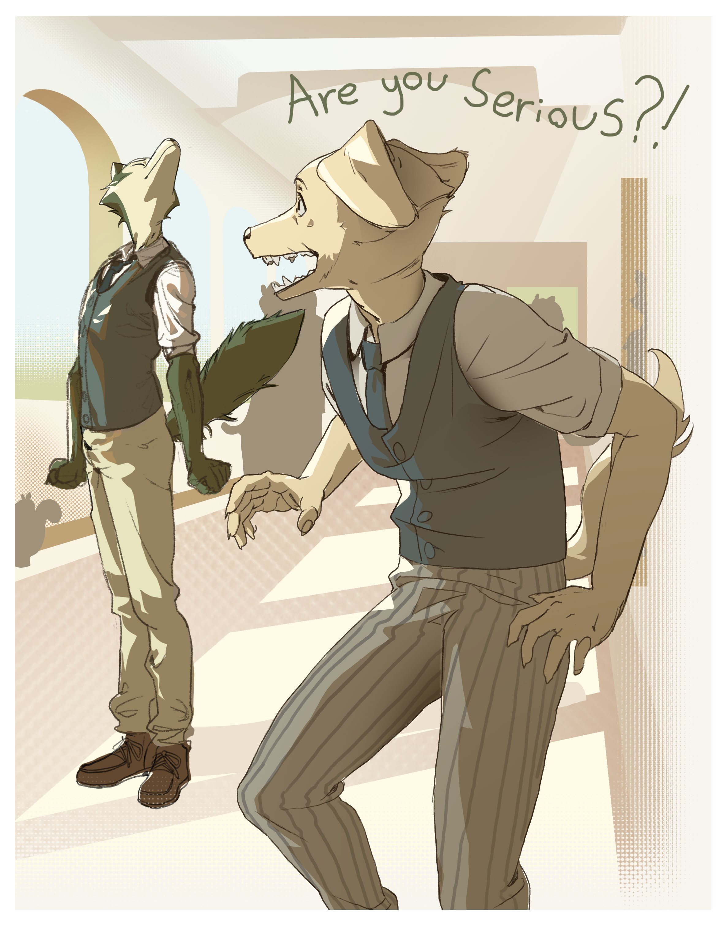 The Big ImageBoard (TBIB) - 2020 absurd res anthro beastars bird dog bottomwear canid canine ...
