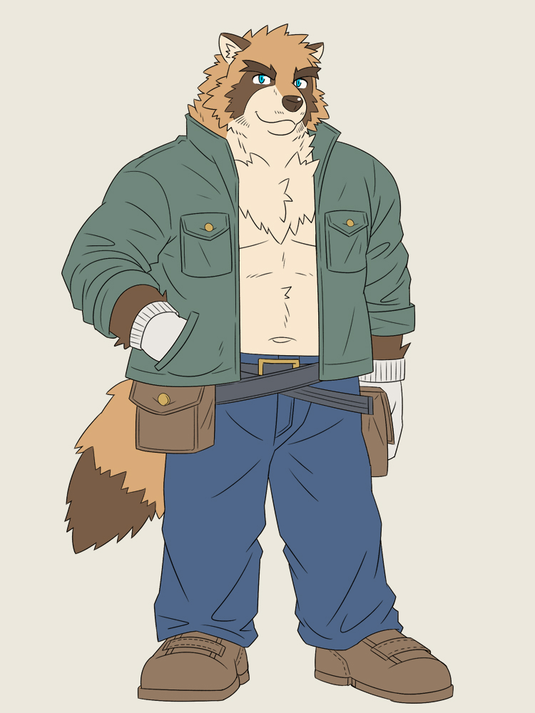 The Big ImageBoard (TBIB) - 2020 3:4 anthro bottomwear brown body brown fur canid canine ...
