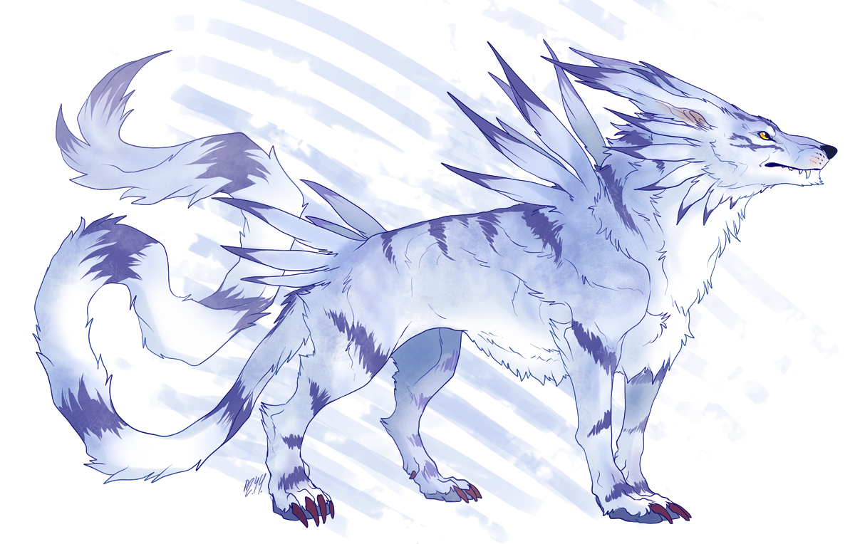 The Big ImageBoard (TBIB) - 2014 ambiguous gender back markings bandai namco blue body blue fur ...