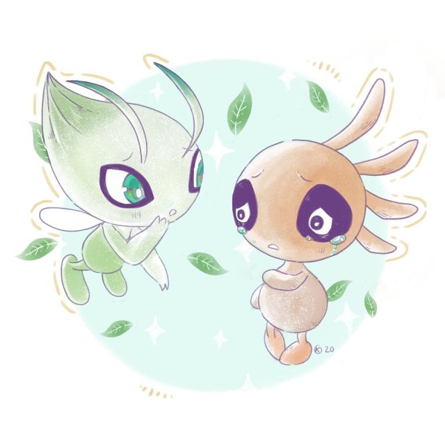 The Big ImageBoard (TBIB) - black eyes celebi commentary crying english ...