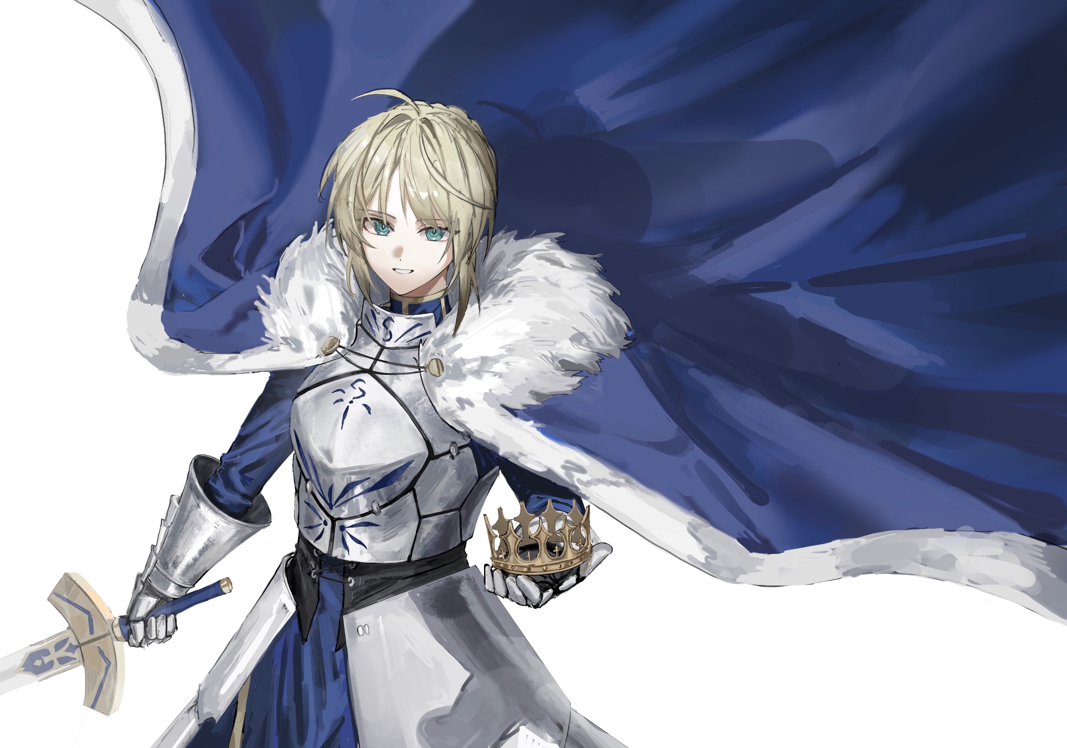 The Big ImageBoard (TBIB) - 1girl absurdres ahoge armor armored dress ...